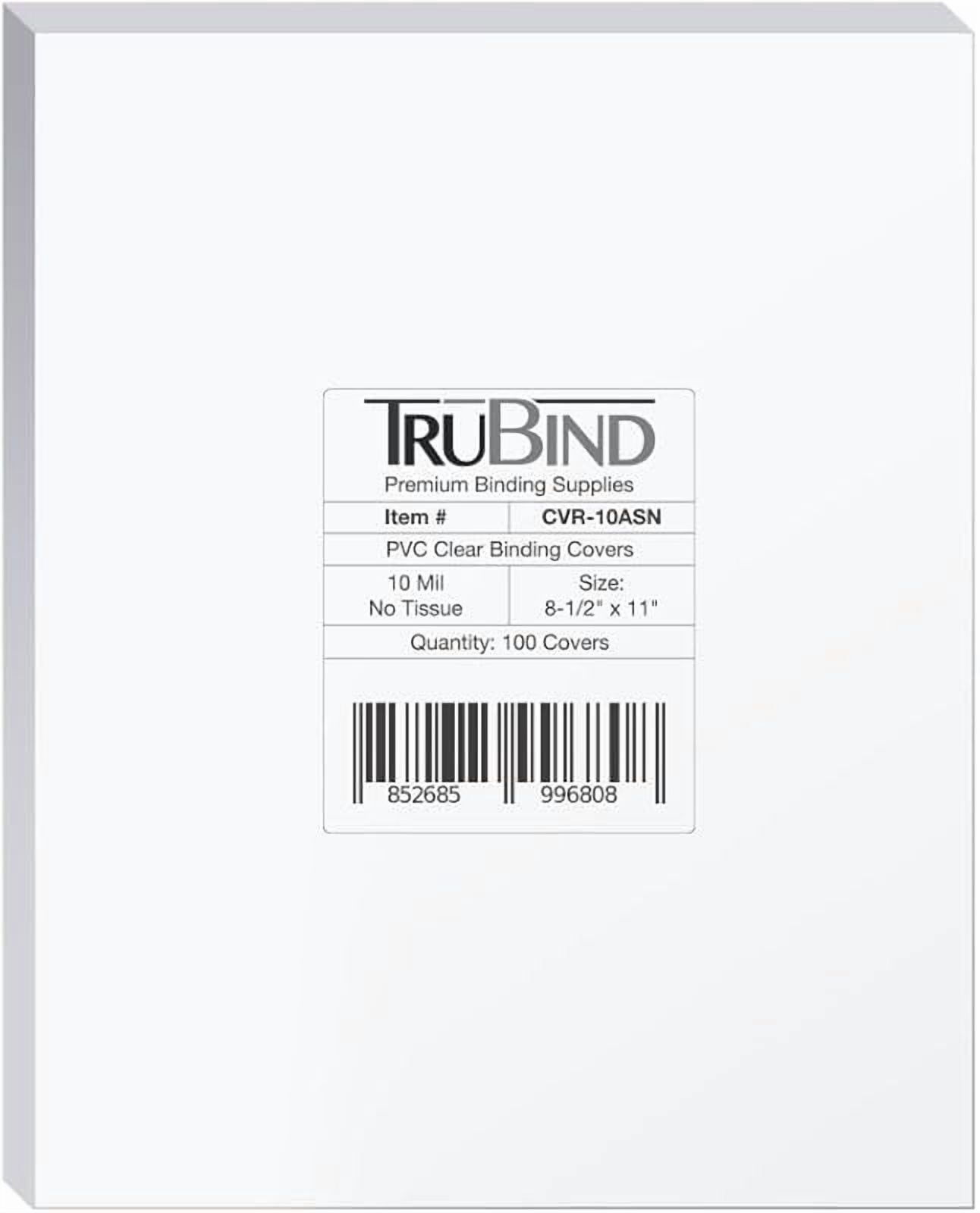 Binding Covers for Reports and Presentations - Crystal Clear PVC - 10 ...