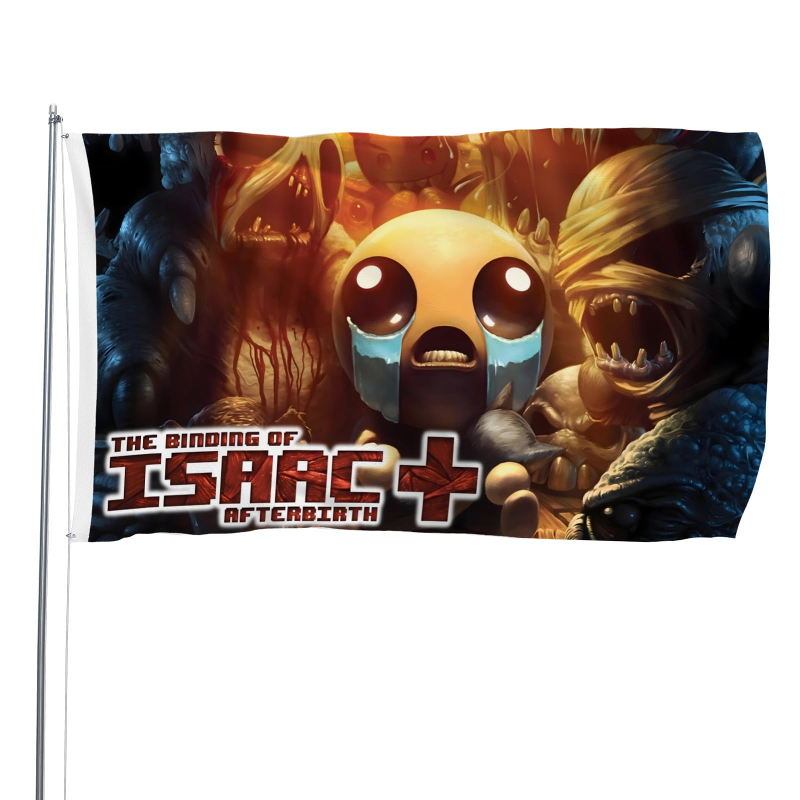 The Binding of Isaac-themed Printed Flag Perfect gift for fans, friends ...