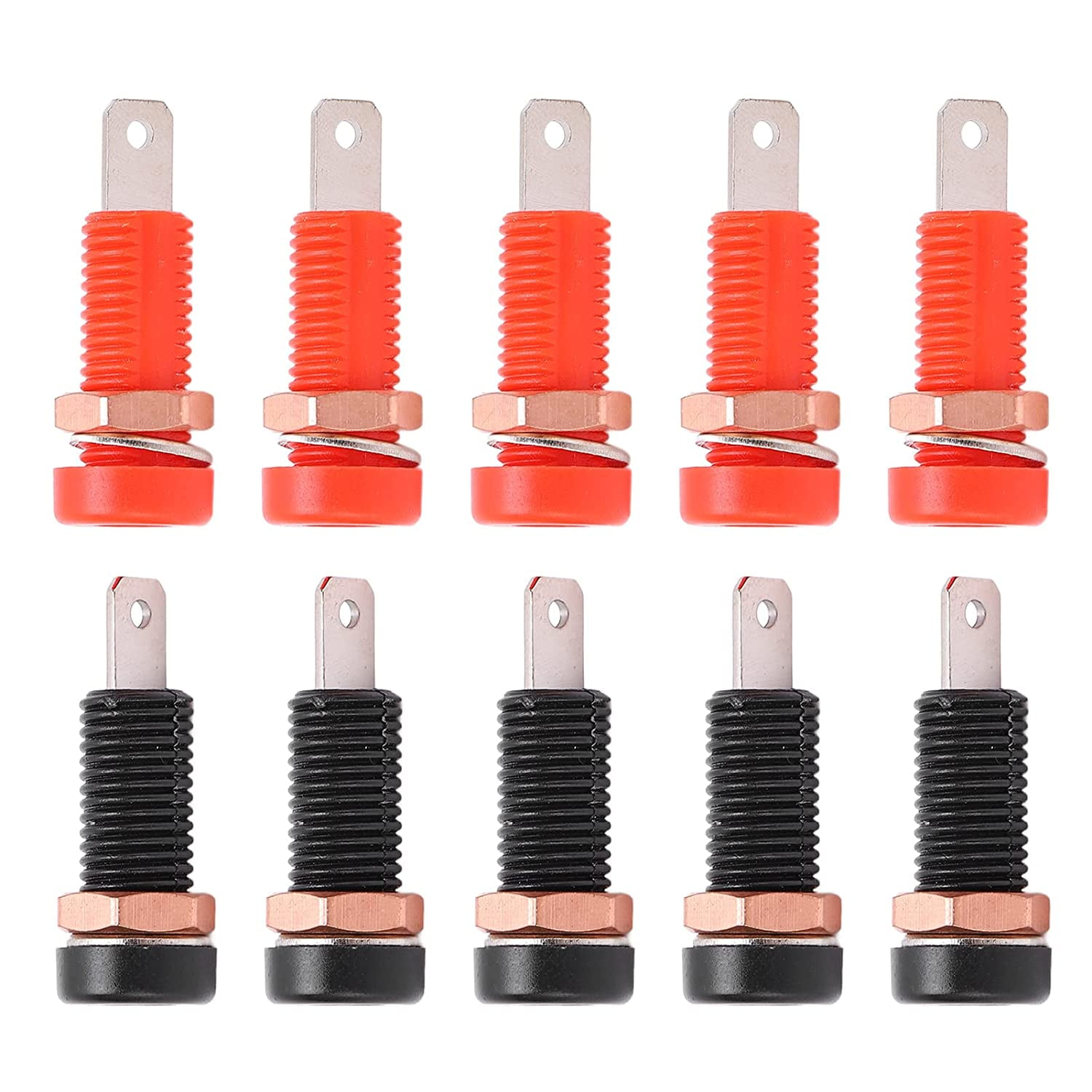 Binding Post Banana Plug, 10PCS Banana Jack Plugs Banana Plug Socket ...