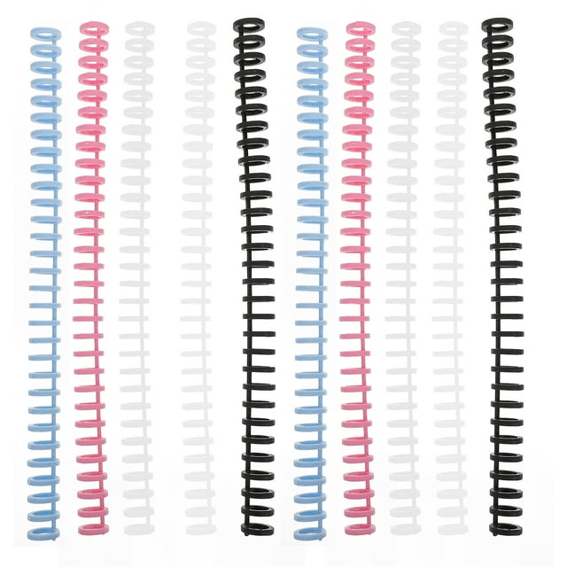 Binding Spines 11Pcs Notebook Binding Spines Spiral Notebook Coils ...