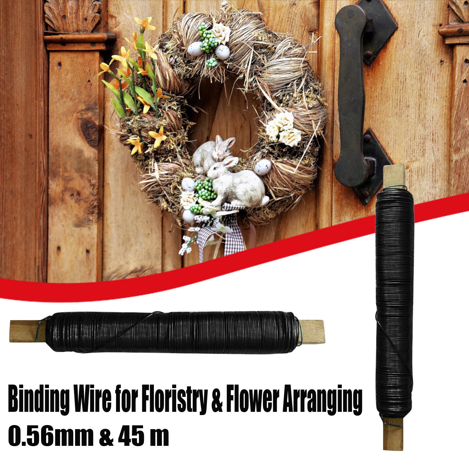 Binding Wire for Floristry & Flower Arranging 0.56mm 45 Meter Length ...