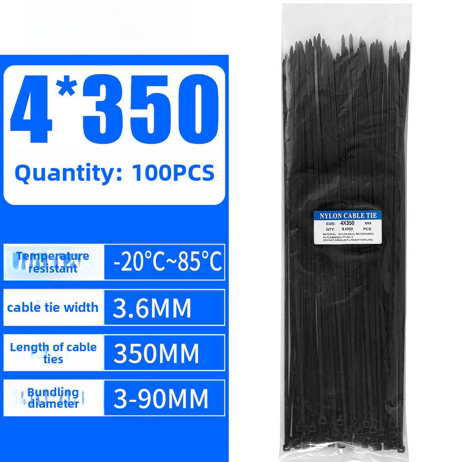 Binding wire plastic cable tie nylon cable tie suitable for multiple ...