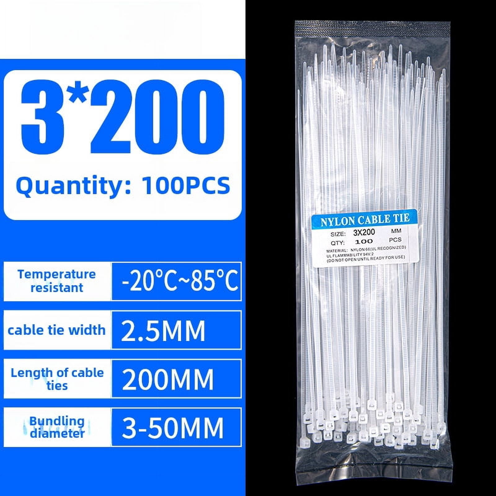 Binding wire plastic cable tie nylon cable tie suitable for multiple ...