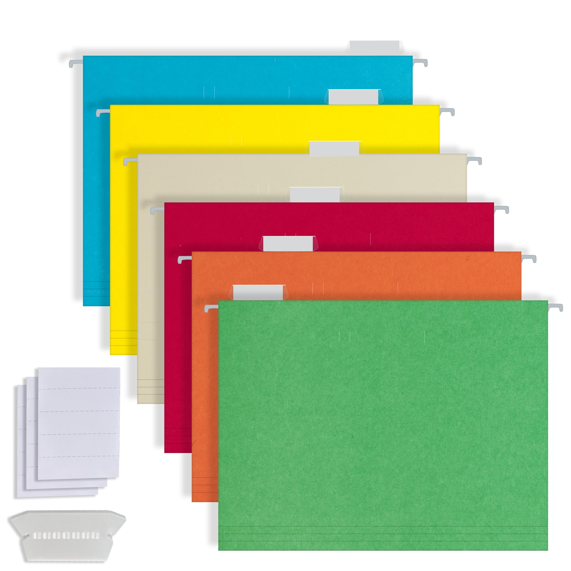 Binditek 30 Pack Extra Capacity Hanging File Folders, Reinforced Letter ...