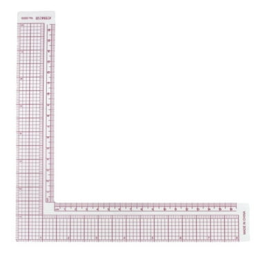 Ymiko Creative Grid Quilting Ruler, Acrylic Craft Cloth Measure Tools ...