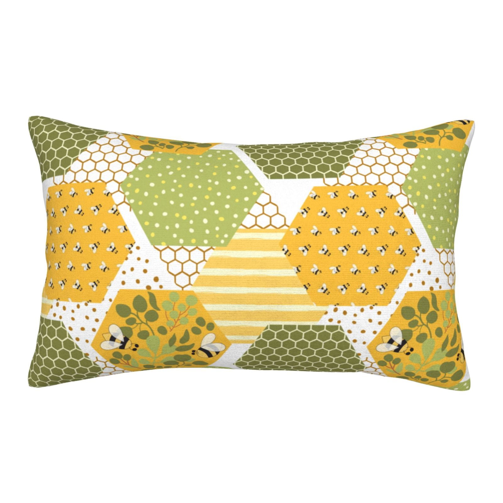 Binfone Bee Honey Standard Size Pillowcase, Long Staple Pure Cotton ...