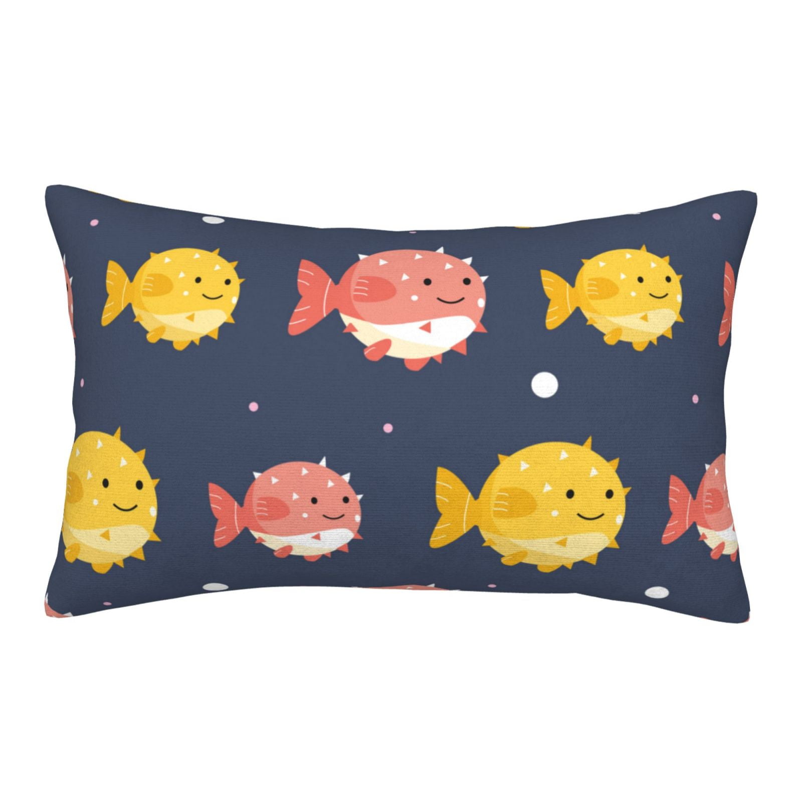 Binfone Cute Puffer Fish Standard Size Pillowcase, Long Staple Pure ...