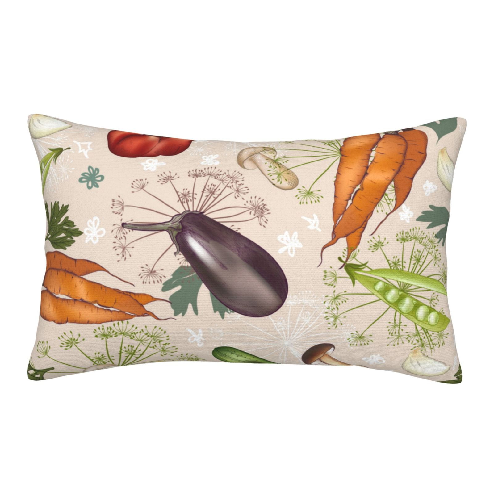 Binfone Cute Vegetables Standard Size Pillowcase, Long Staple Pure ...