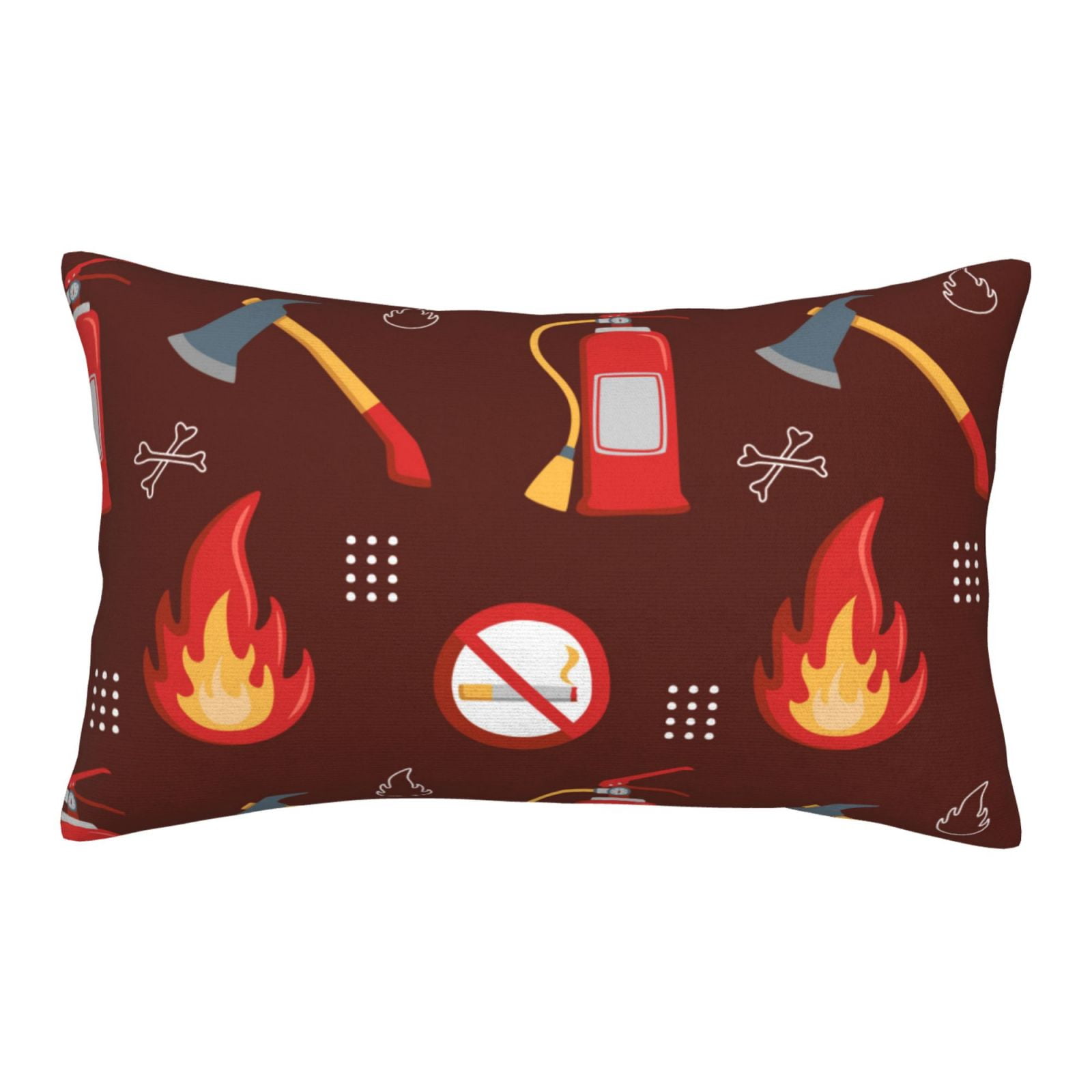 Binfone Fire Extinguisher Standard Size Pillowcase, Long Staple Pure ...