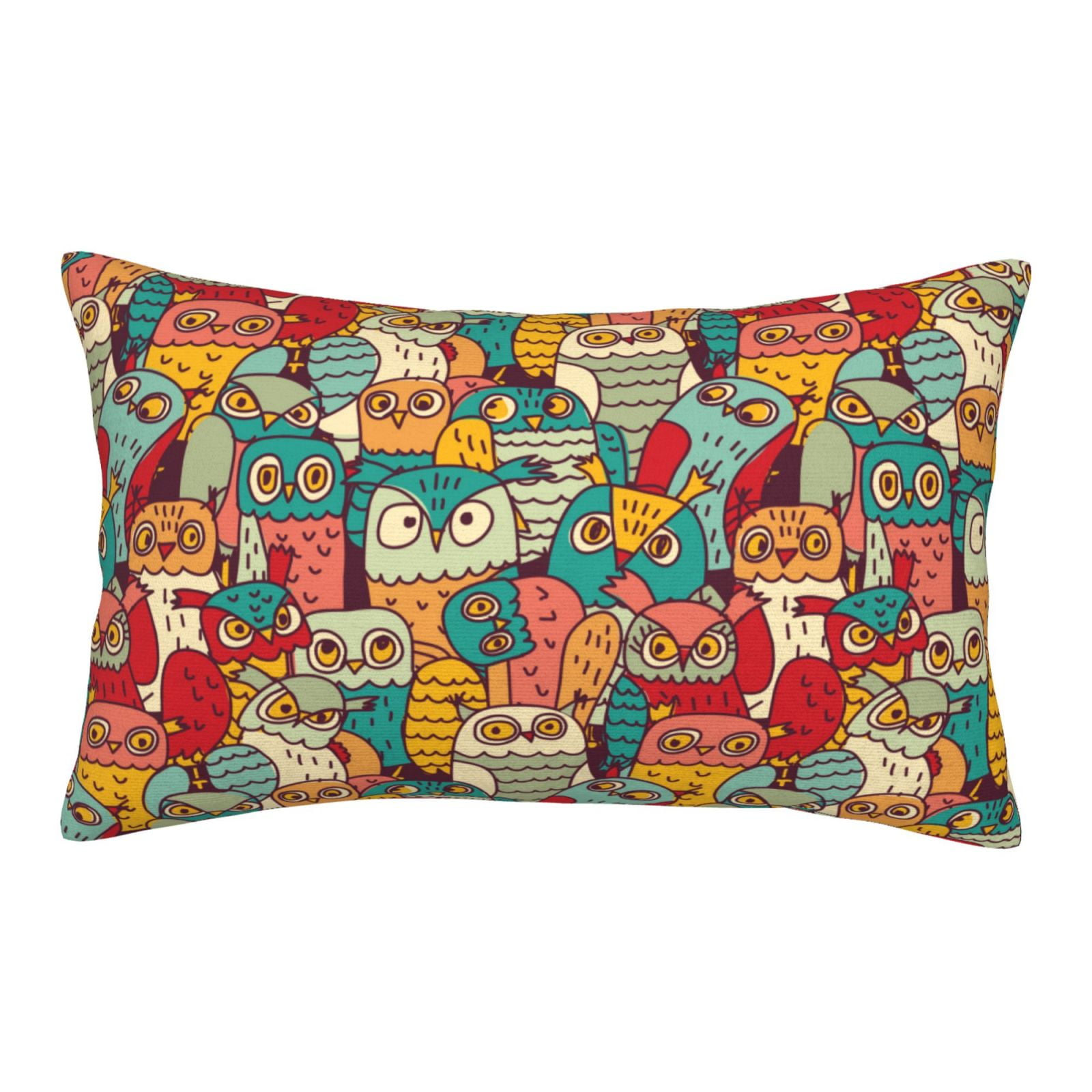 Binfone Funny Owl Bird Standard Size Pillowcase, Long Staple Pure ...