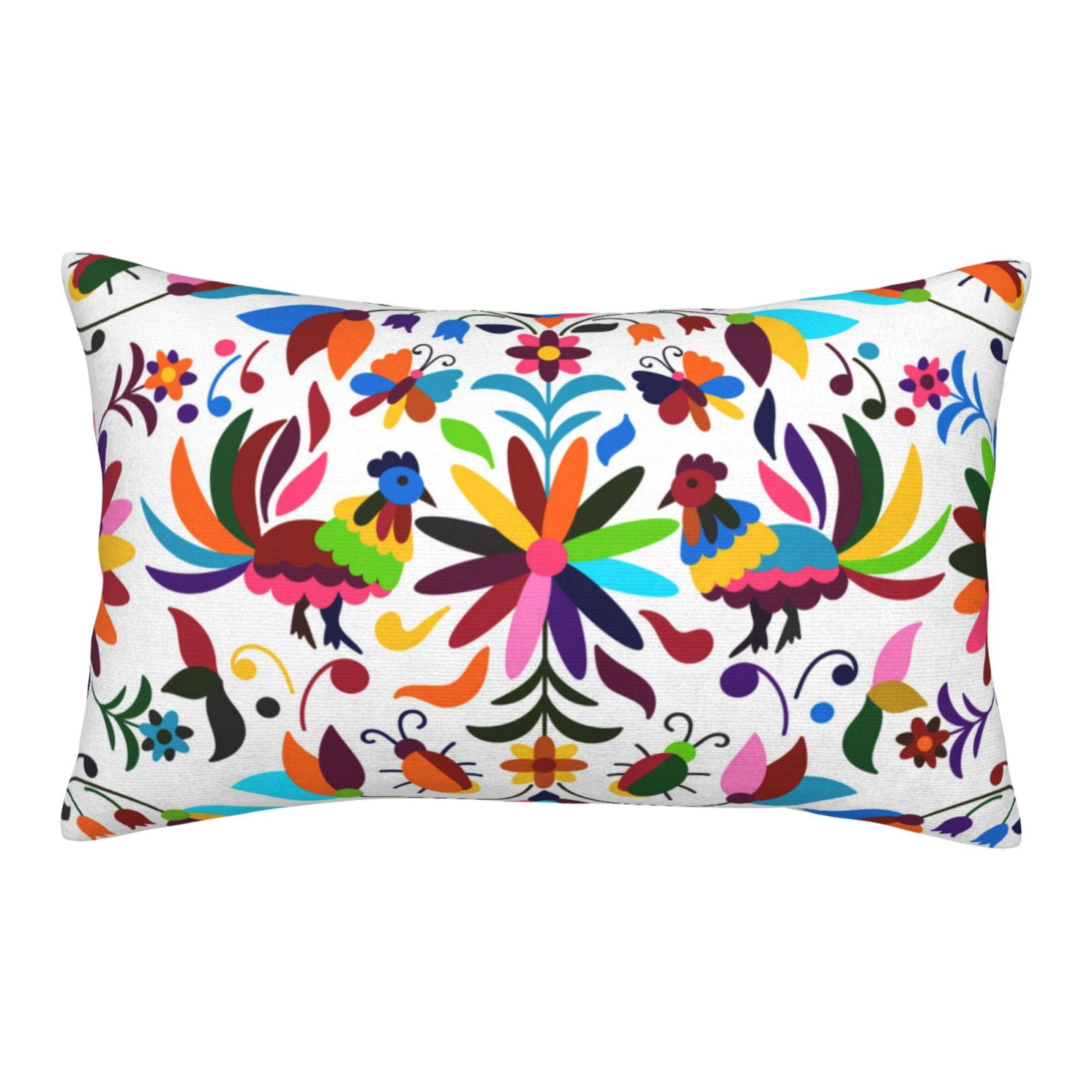 Binfone Mexican Bright Style Standard Size Pillowcase, Long Staple Pure ...