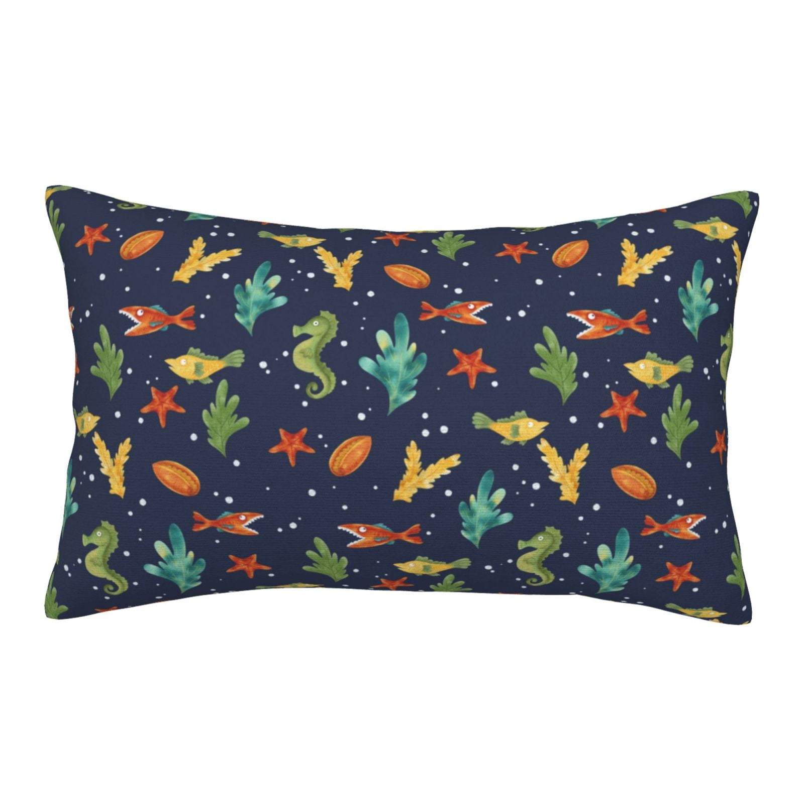 Binfone Shells And Seaweed Standard Size Pillowcase, Long Staple Pure ...