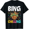 Bing Chilling Ice Cream Meme T-Shirt - Walmart.com