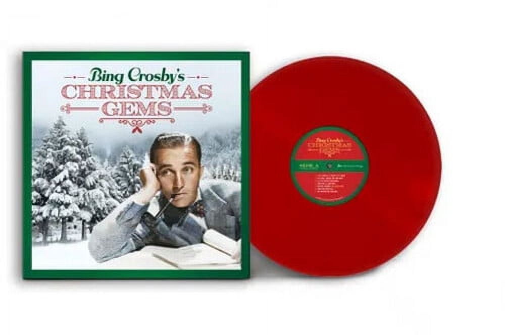 Bing Crosby - Christmas Gems Classics Album, Red LP Vinyl with Rare ...