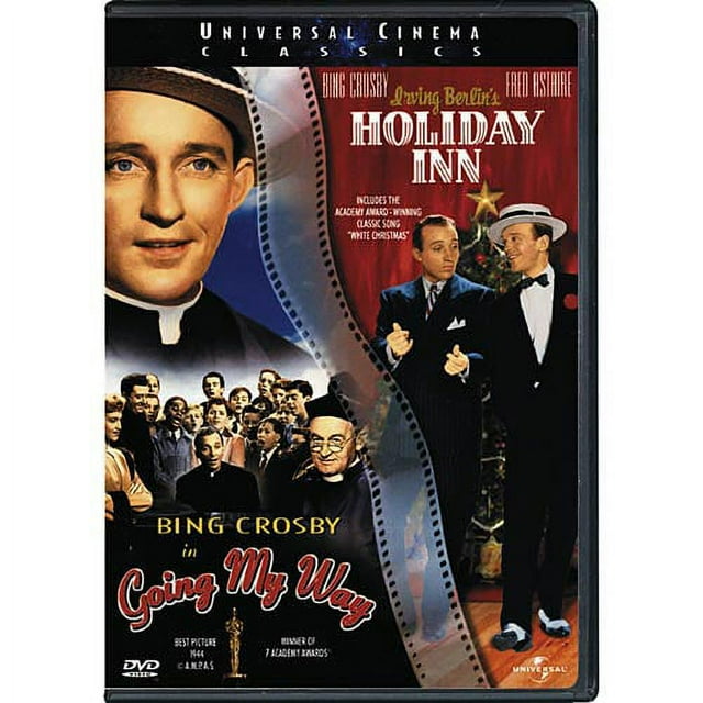 Bing Crosby Christmas Movies Double Feature: Going My Way / Holiday Inn ...