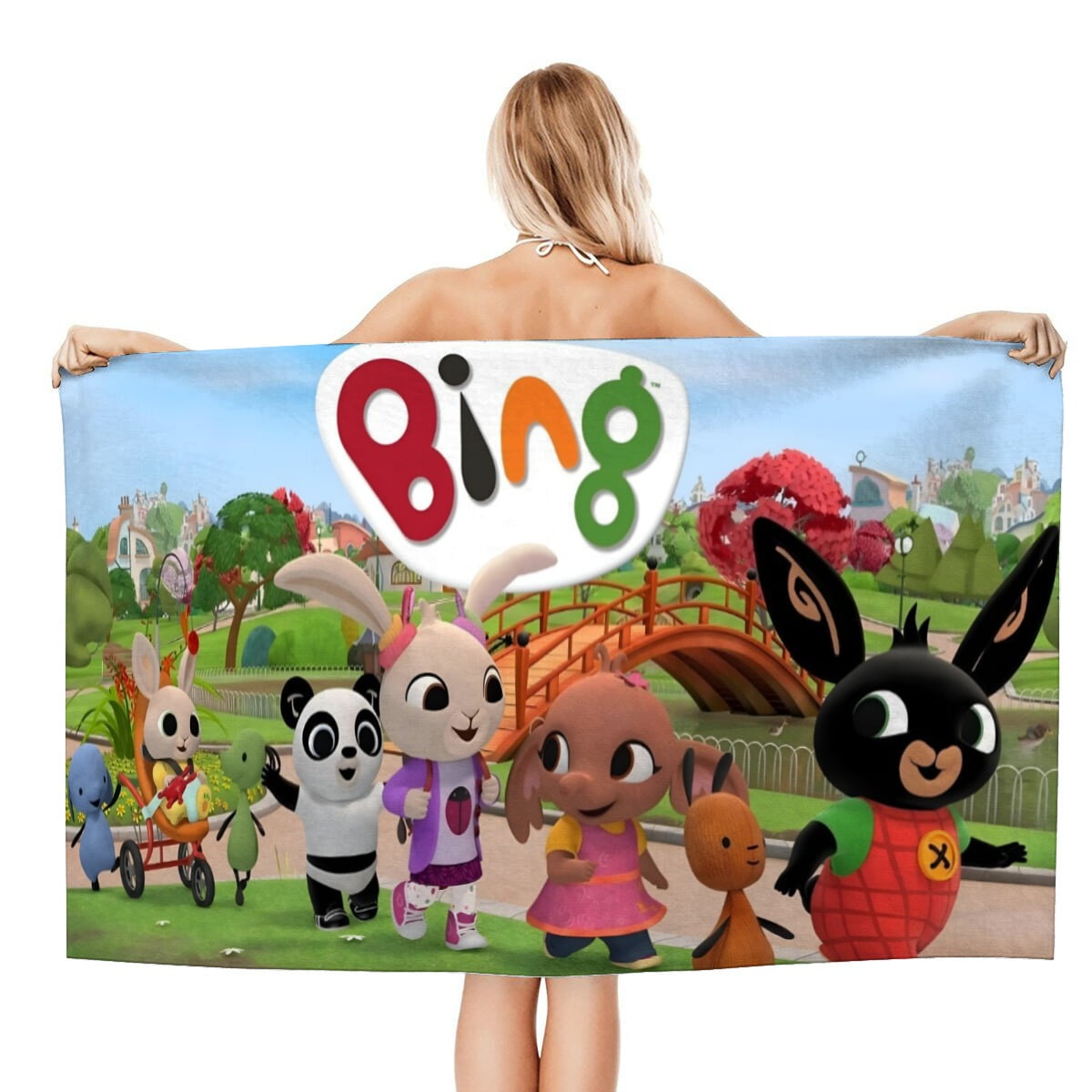 Bing TV-theme Gifts Quick-dry Beach Towel for Women Girl Birthday ...