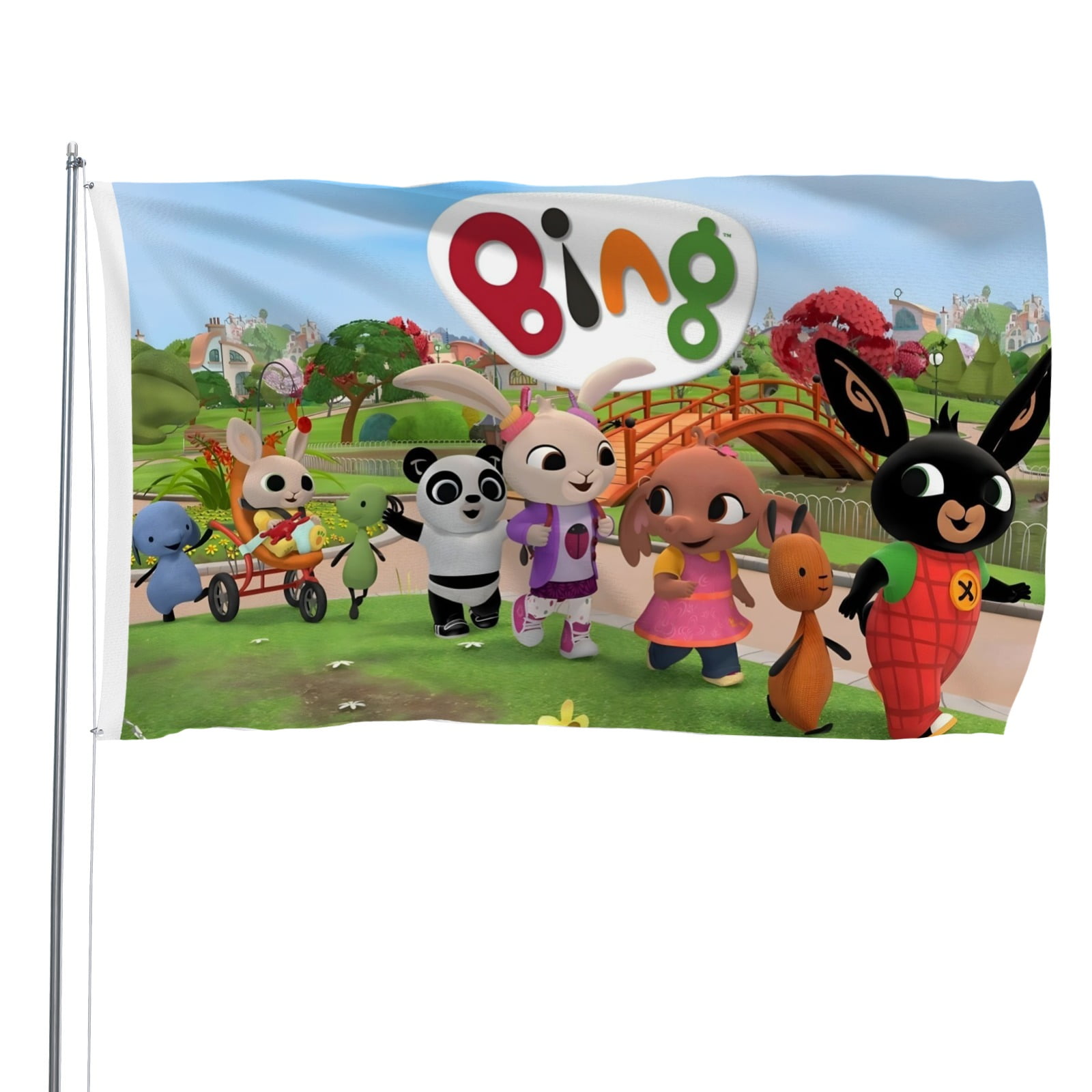 Bing TV-themed Printed Flag Perfect gift for fans, friends, and family ...
