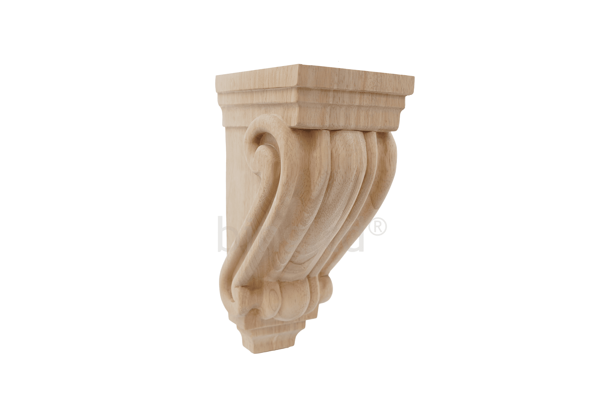 BingLTD - Decorative 10" Solid Rubberwood Corbel Bracket Set of 4 ...