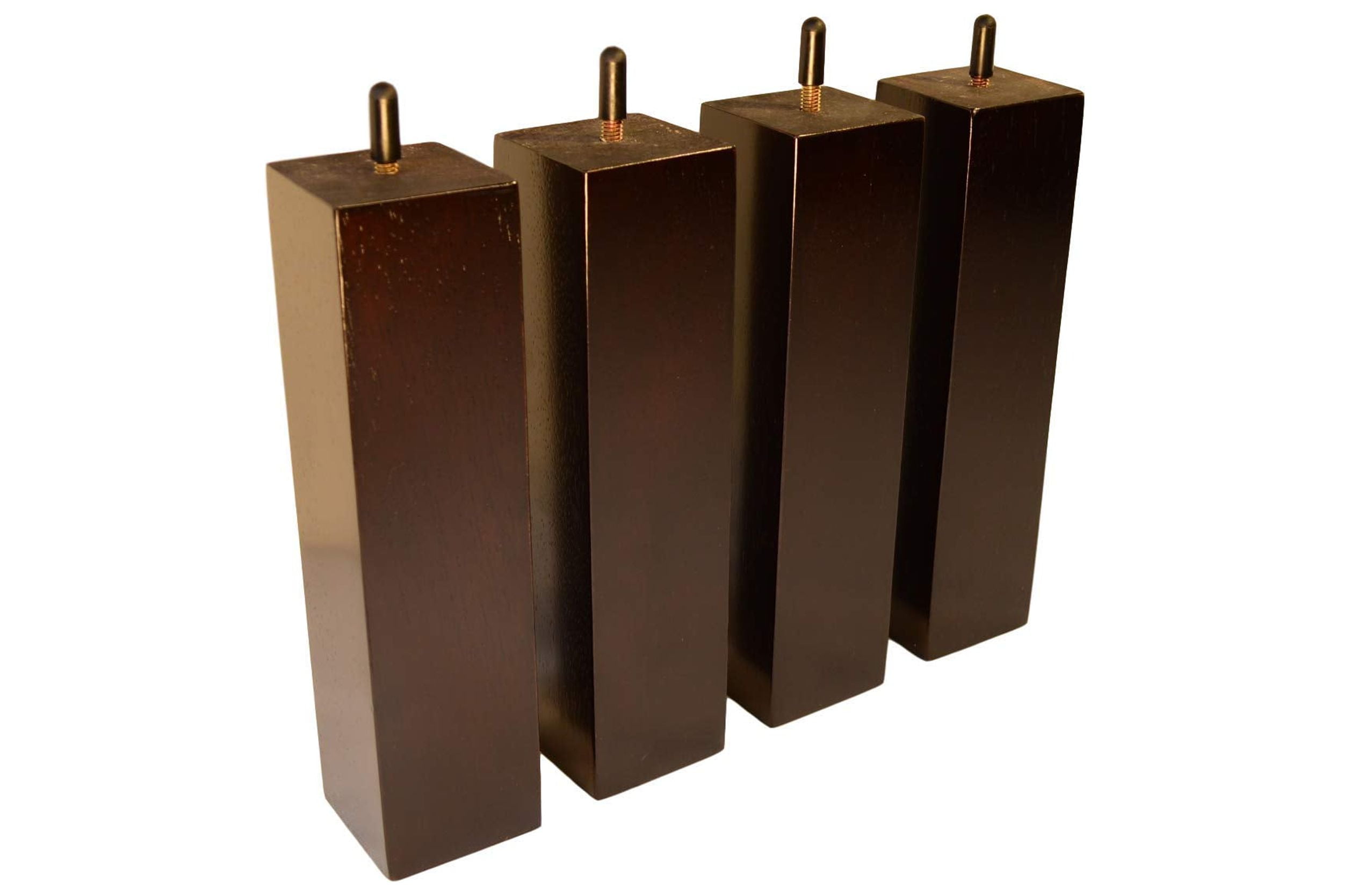 BingLTD - 10" Square Mahogany Hardwood Sofa Legs - Set of 4 (SQ2510-157 ...