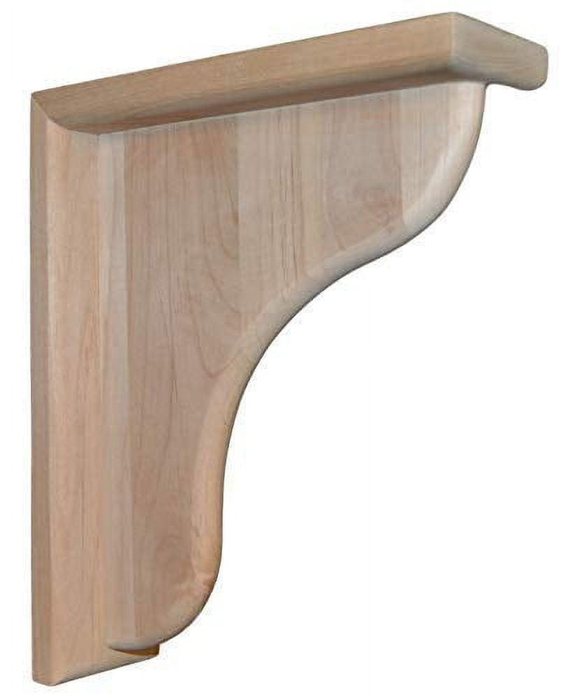 BingLTD - 11 1/4 Inch Oak Bracket - 1 PC (BRK11-OAK-UNF) - Walmart.com