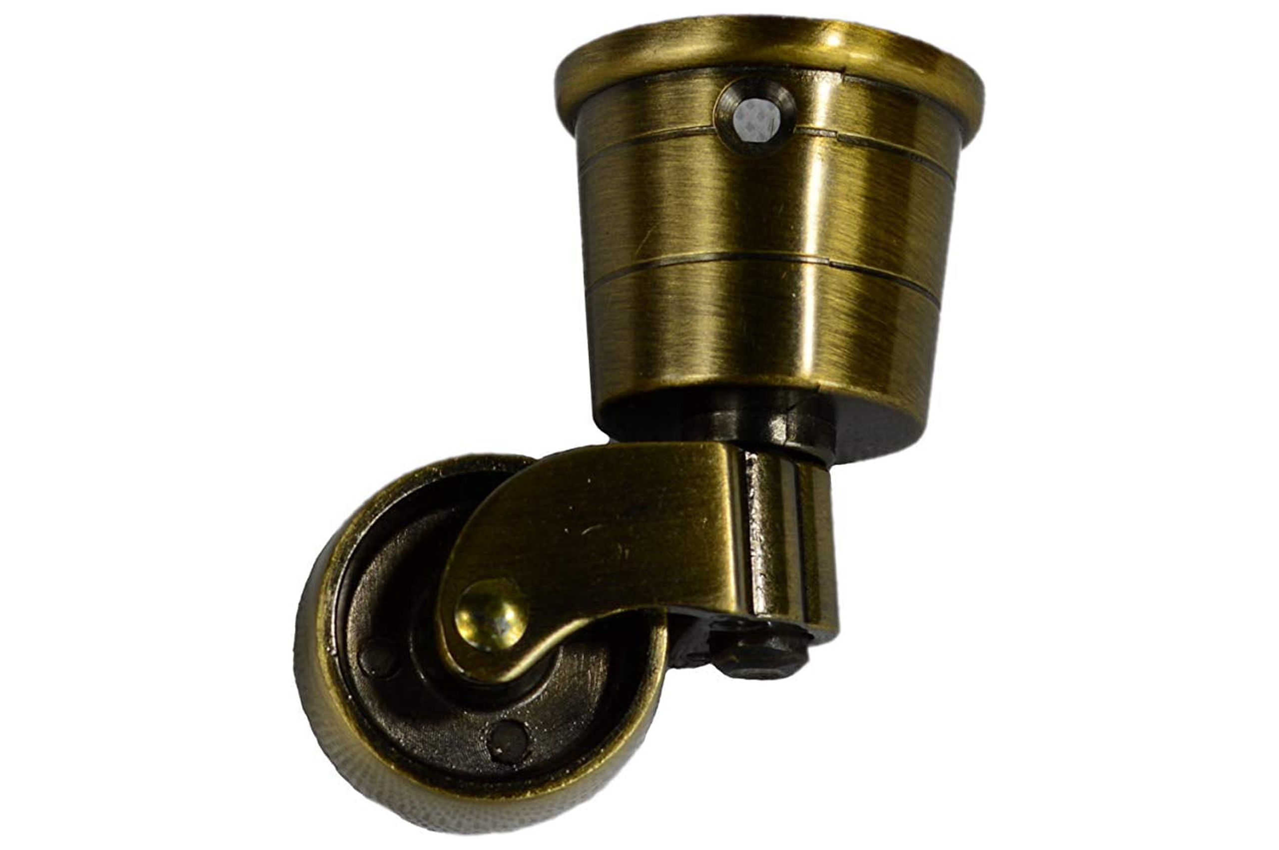 BingLTD - 2.4" Metal Swivel Gold Round Cup Furniture Caster - Set of 4 ...