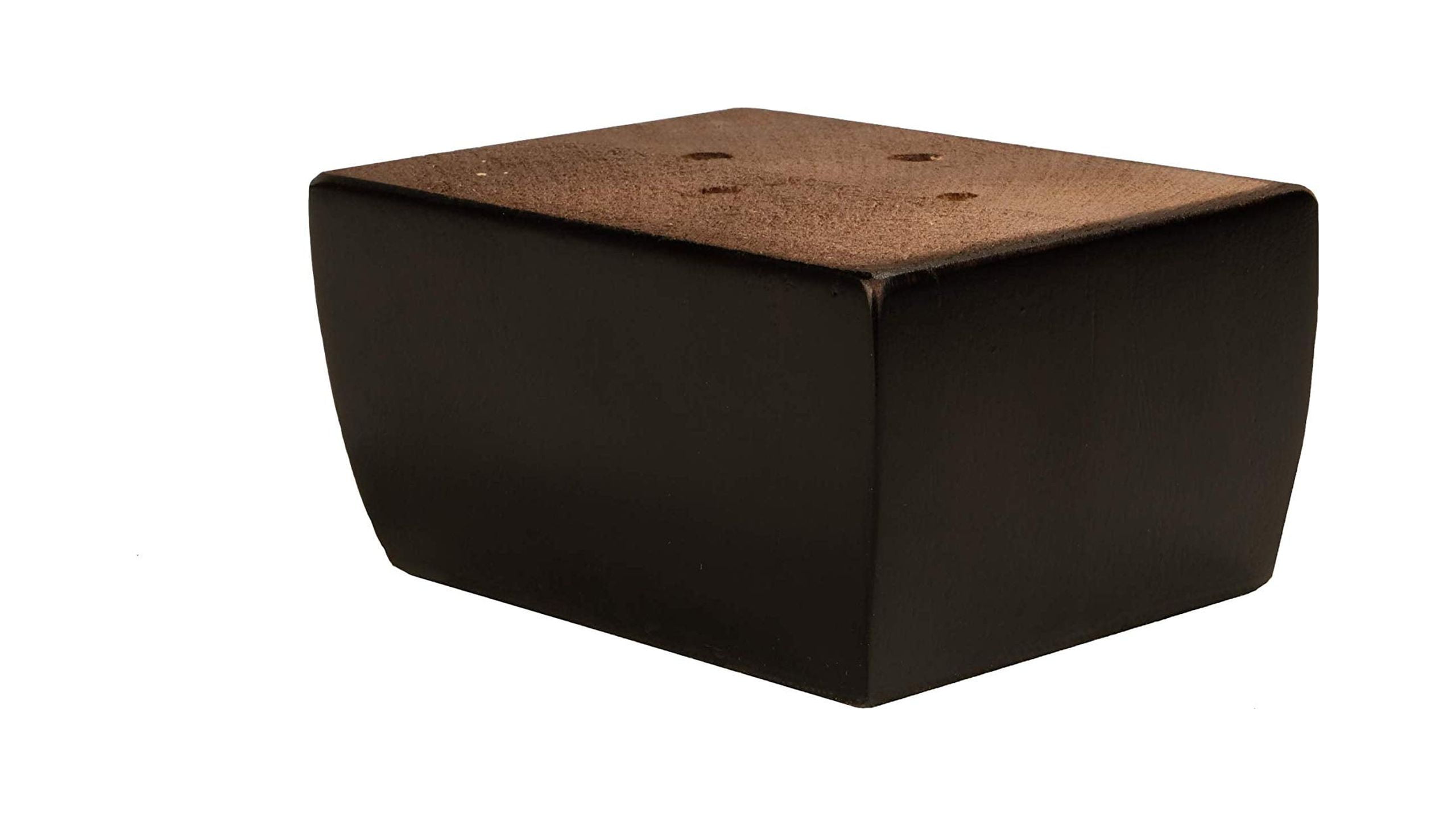 BingLTD - 2” Black Rectangle Hardwood Sofa Legs - Set of 4 (ST-C753-210 ...