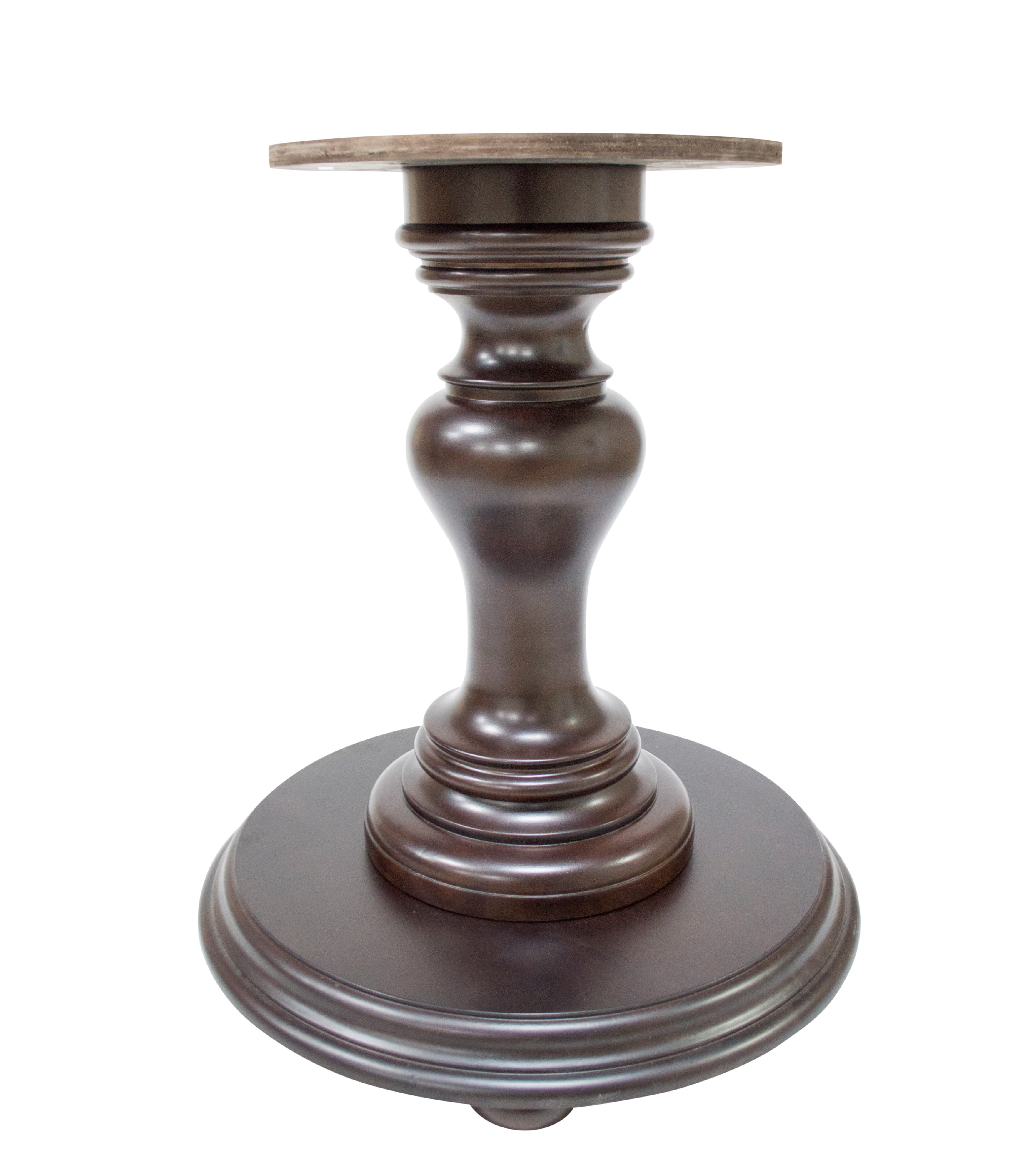 BingLTD - 29" Tall Acorn Bradford Round Pedestal Table Base (WH ...