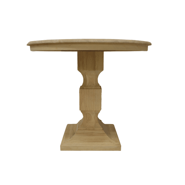 BingLTD - 36" Chelsea Round Solid Wood Dining Table with Pedestal Base ...