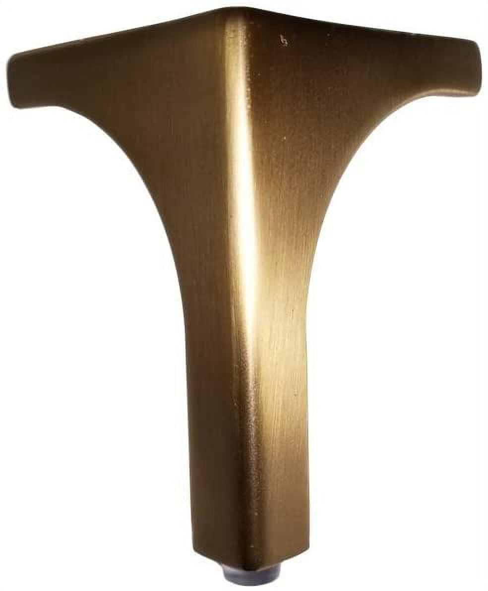 BingLTD - 4 1/2" Brushed Gold Metal Sofa Legs - Set of 4 (ML-45T-BG ...
