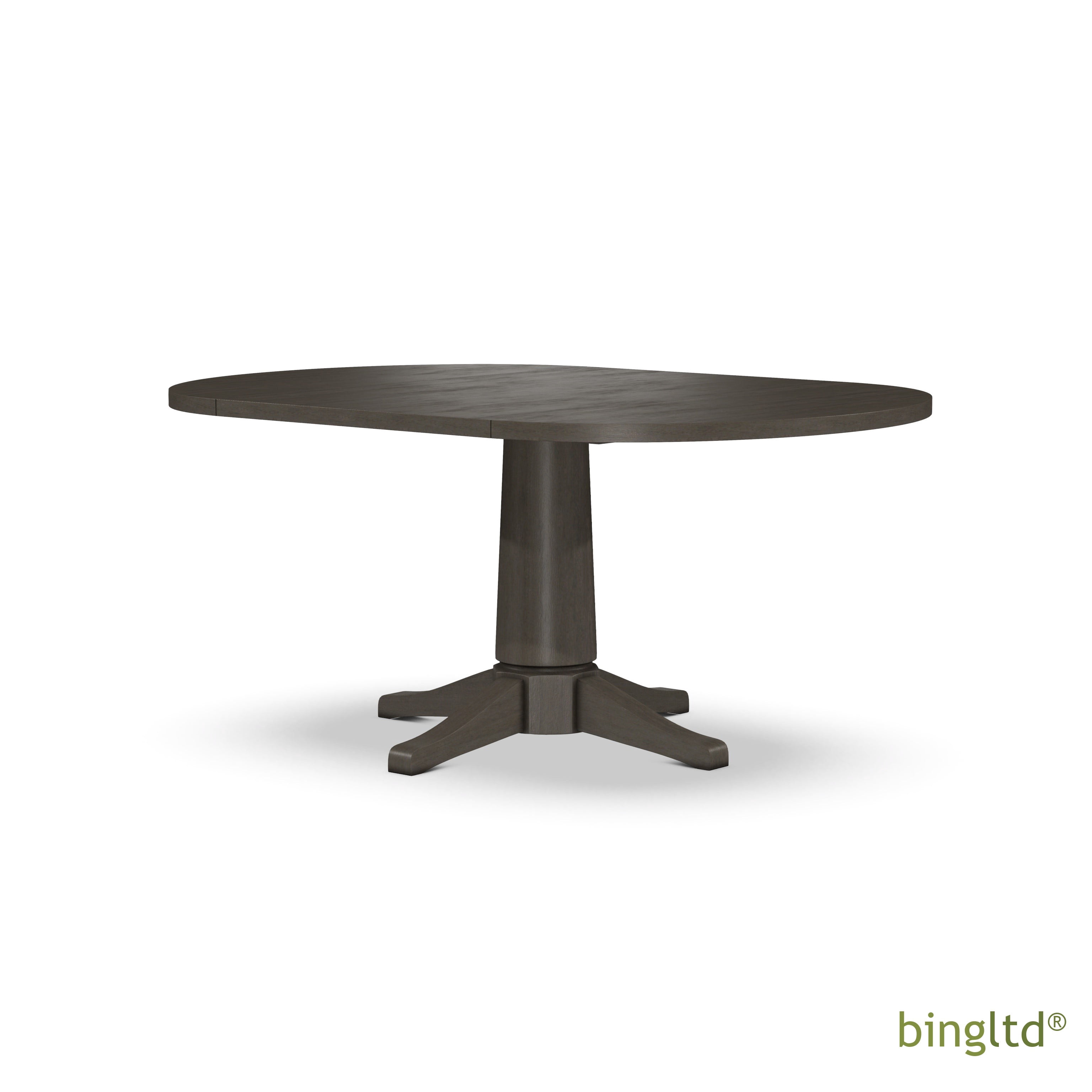 BingLTD - 48" x 48" to 66" Extension Round Table Top Only NO BASE - Nickel (TT4866-RW-NICKEL ...