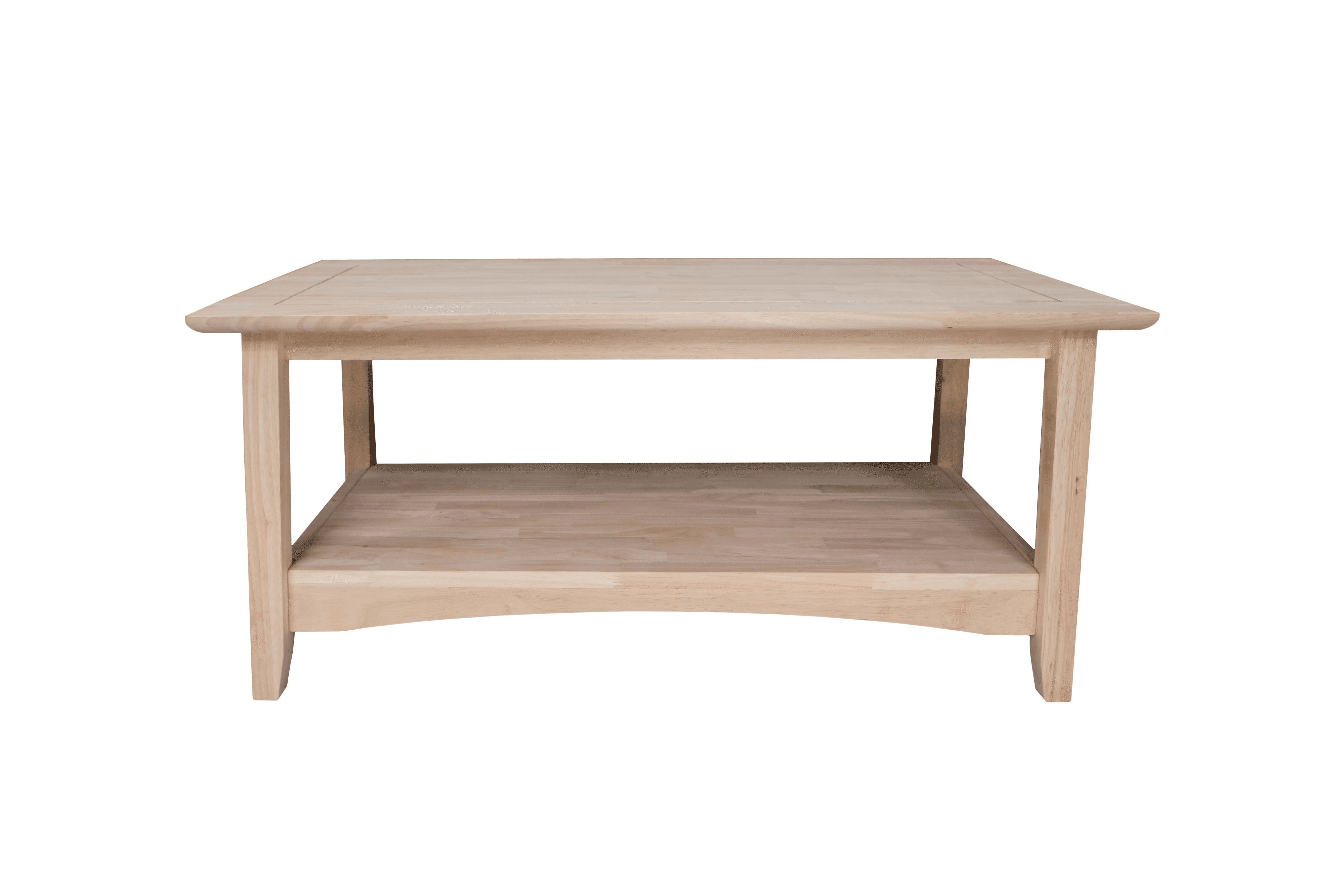 BingLTD - Burg 18" Coffee Table - Unfinished (TC1801-RW-UNF) - Walmart.com