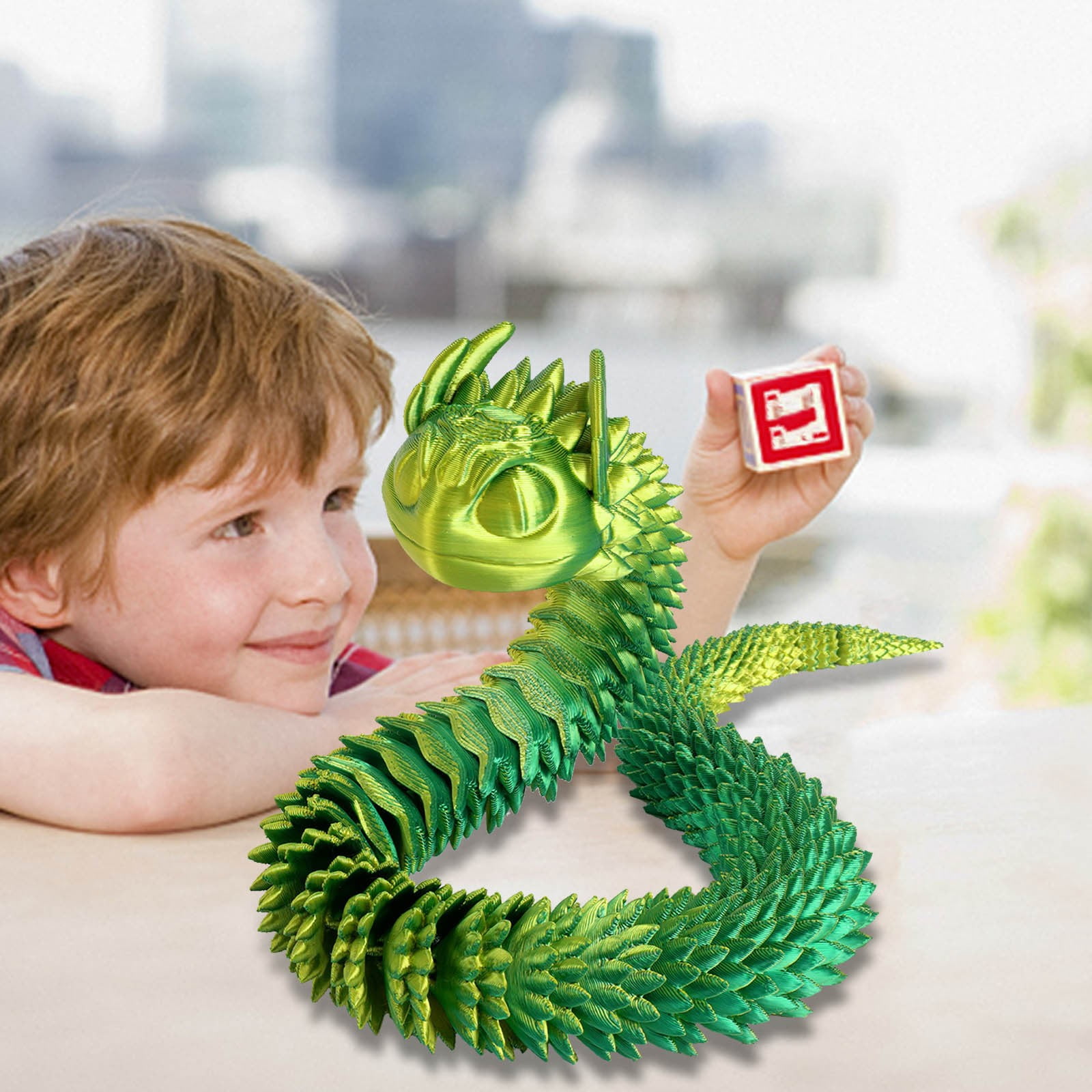 BingTong 24in 3D Printed Animals-Snake Viper, 3D Printed Snake Toys,3D ...