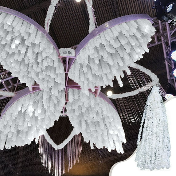 BingTong Artificial Wisteria Flowers Garland Silk Faux Hanging Flowers ...