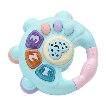 HABA Clutching Toy Blossom - Plastic Rattle with 4 Teething Elements ...