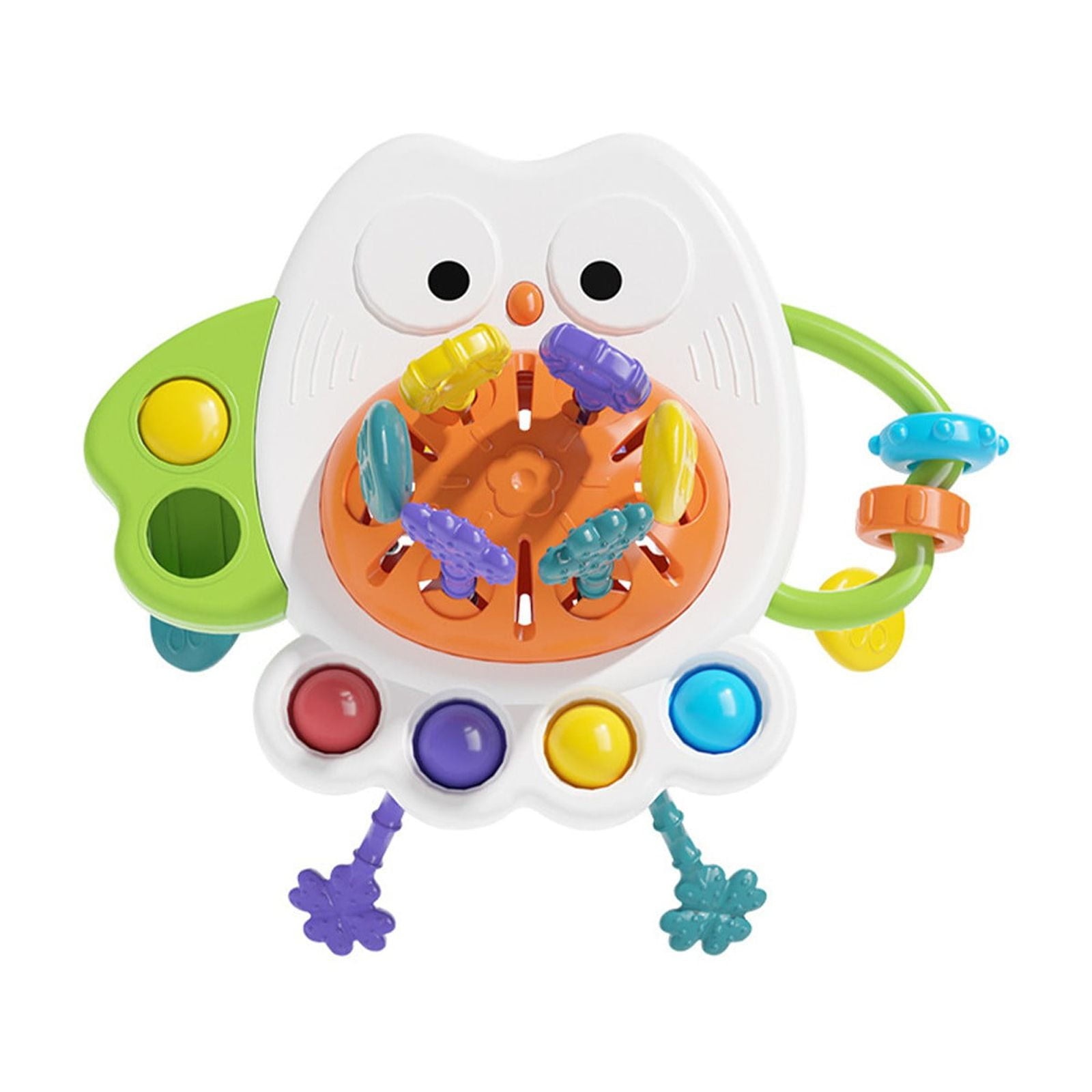BingTong Baby Sensory Montessori Toy for 6-12-18 Months, Pull String ...