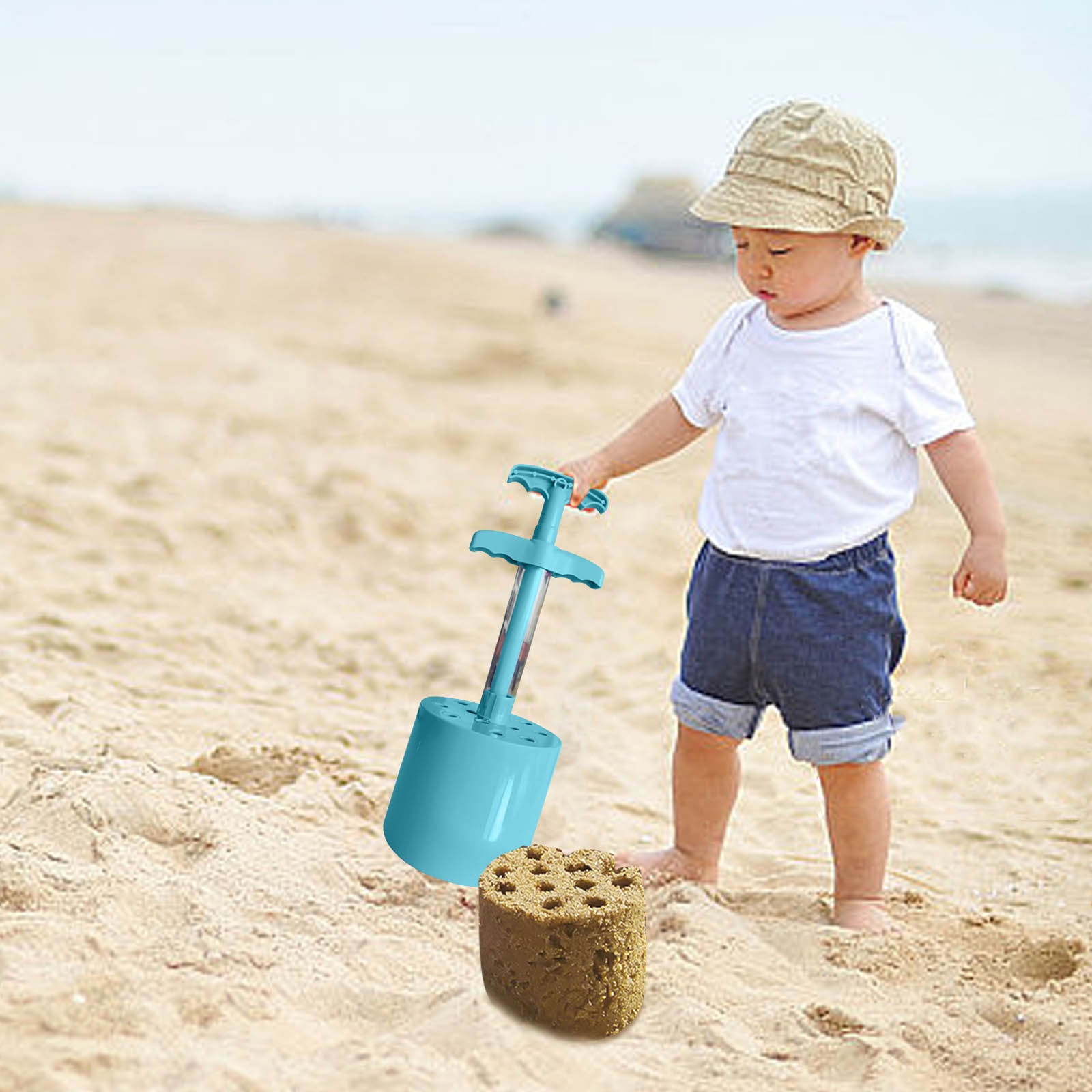 BingTong Beach Castle Honeycomb Sandcastles Mold-Like A Pro Coal Tools ...