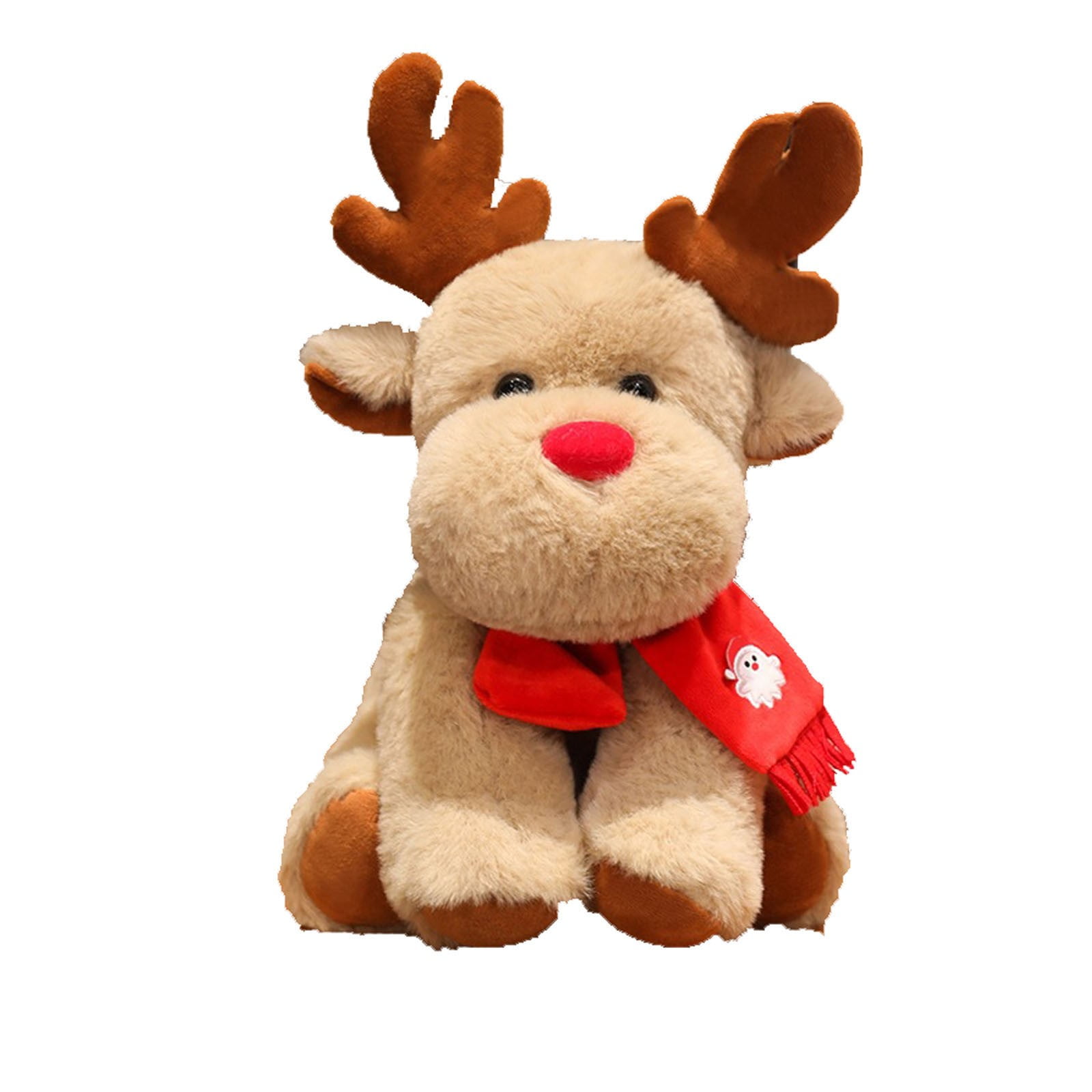 BingTong Christmas Plush Toys Santa Claus Plush Doll Reindeer Stuffed ...