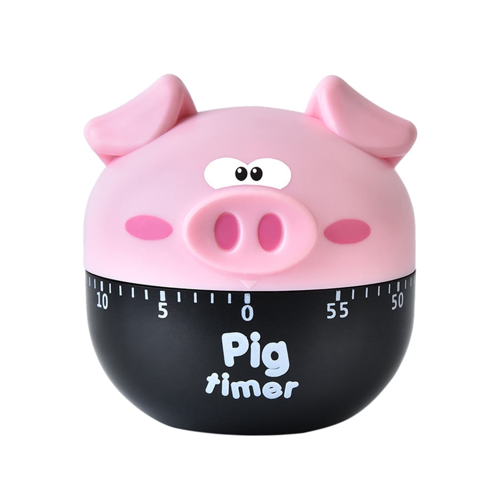Gpaecead Cute Cartoon Pig Kitchen Timer,Mechanical Timers Counters,for ...