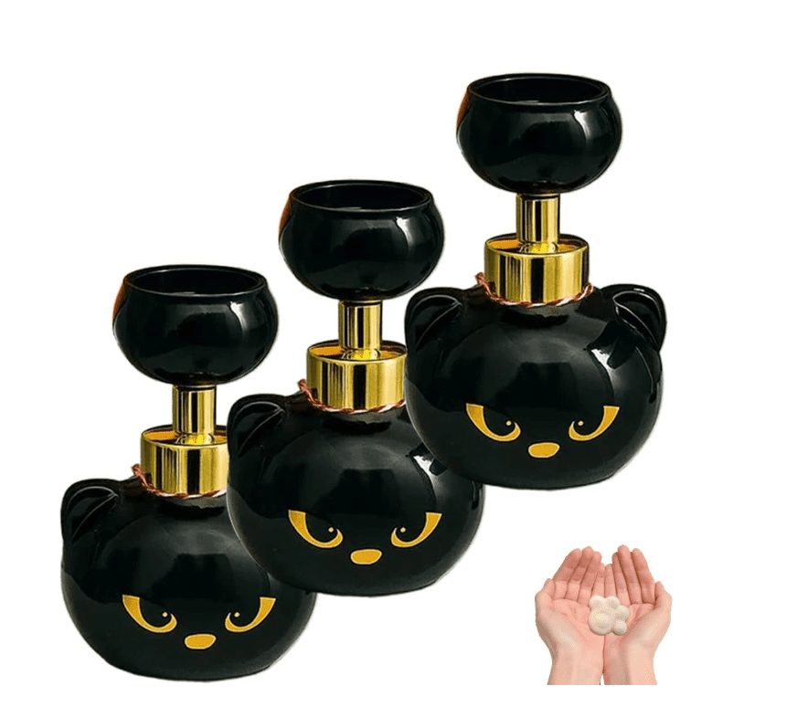 BingTong Cute Cat Paw Foam Soap Dispenser, Cat Pawprint Soap, Cats ...