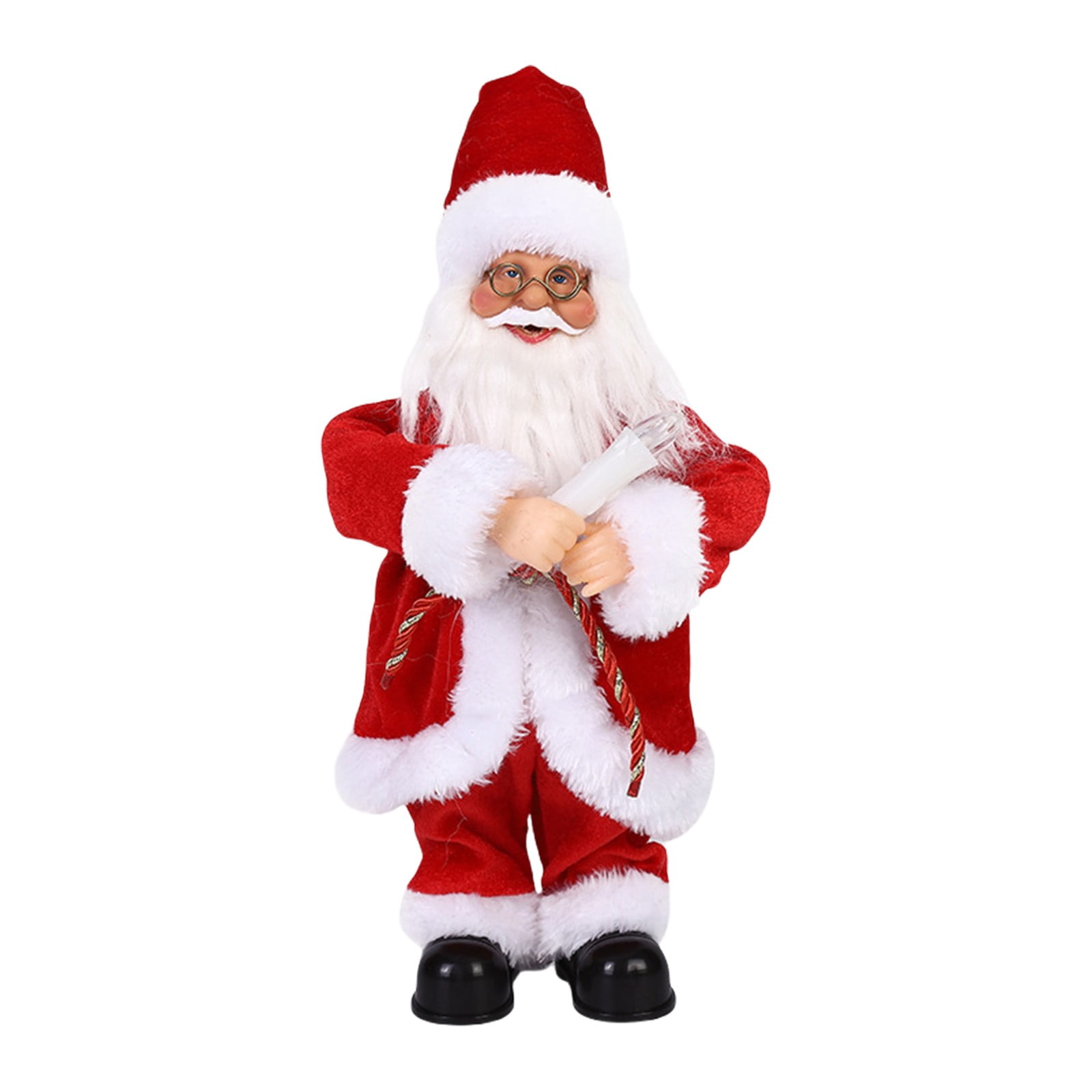 Gpaecead Electric Santa Claus Toy with Shaking Belly and Feet, Singing ...