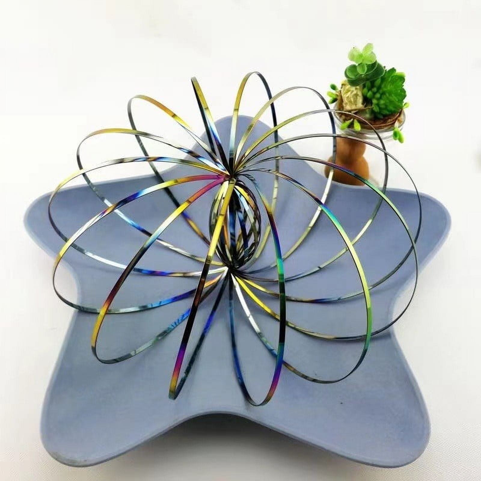 Gpaecead Flow Ring Arm Magic Spring Arm Flow Rings Sculpture Ring Game ...