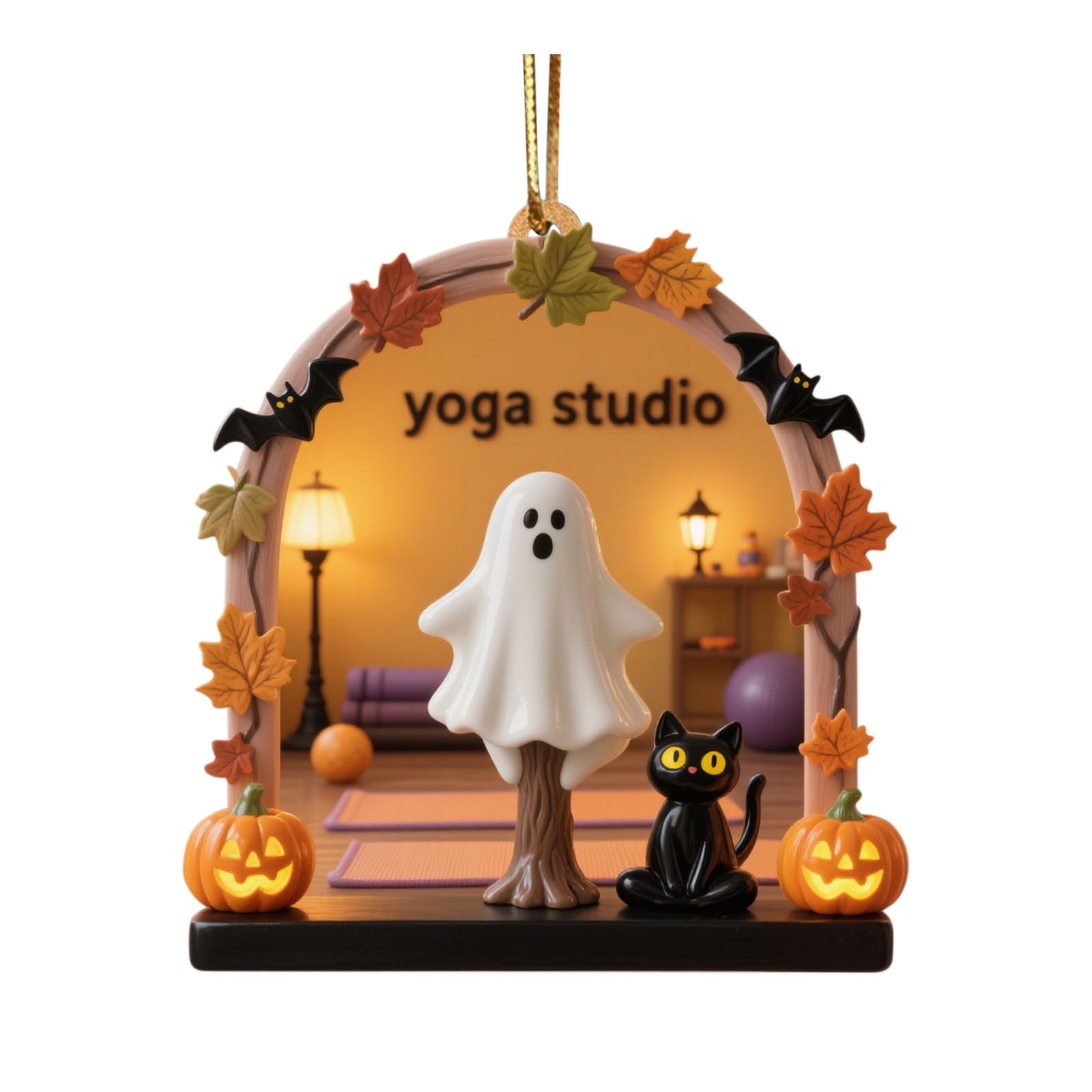 BingTong Hanging Spooky Reading Ghost Decoration – Ghost Reading Book ...