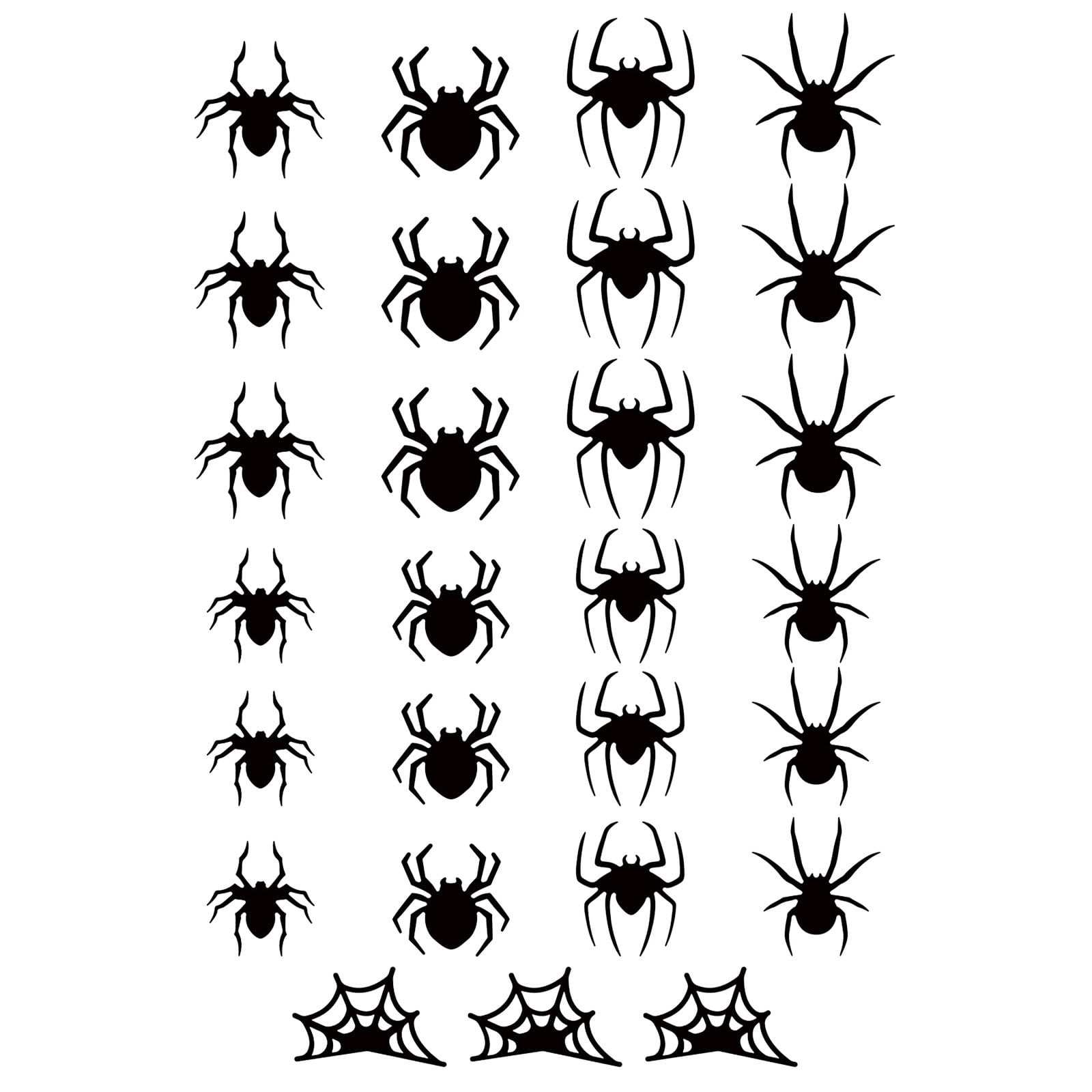 BingTong LED Green Lighted 3D Spiders Halloween Decoration, Spiders ...