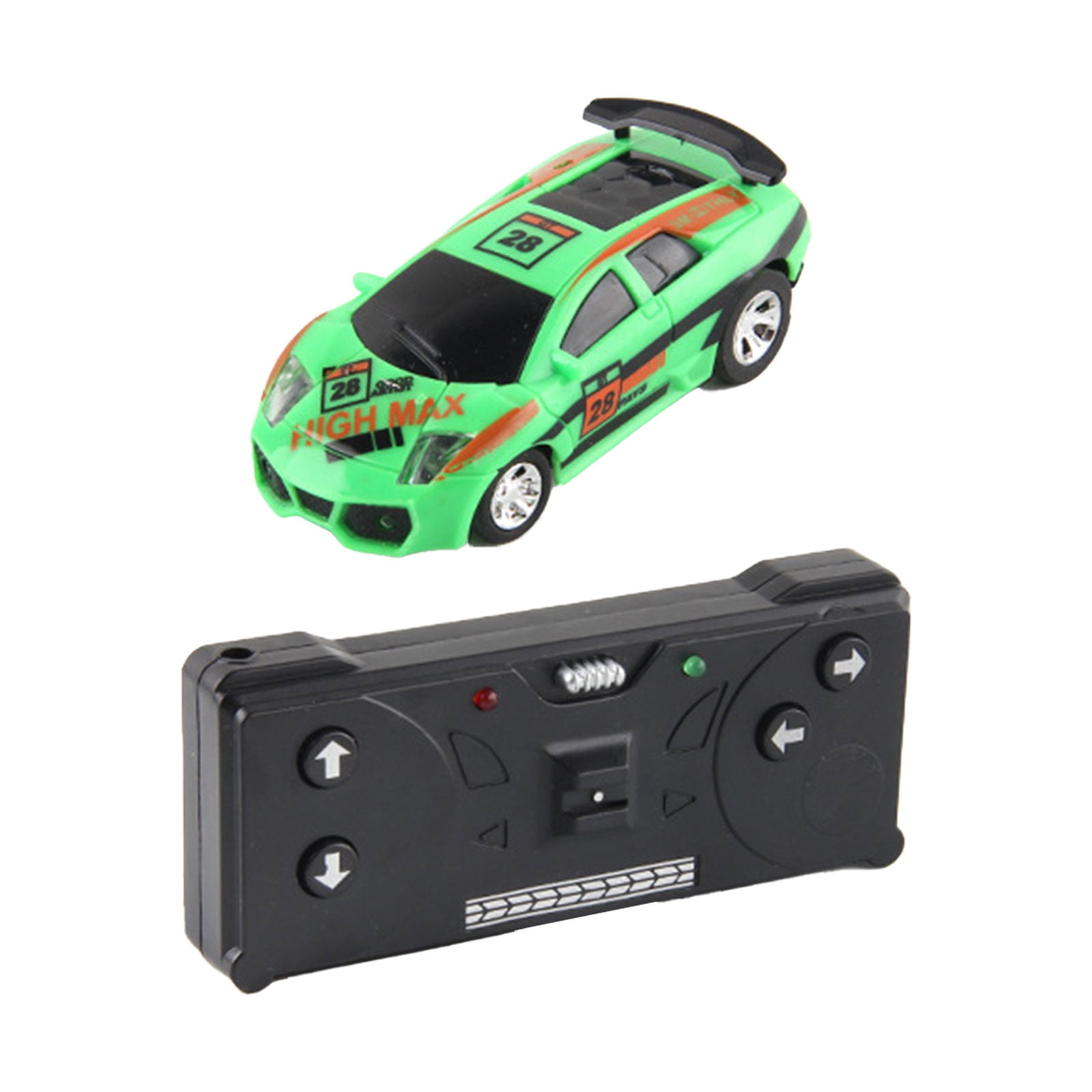 Gpaecead Mini RC Car,1 Set Micro Remote Control Car with Roadblocks ...