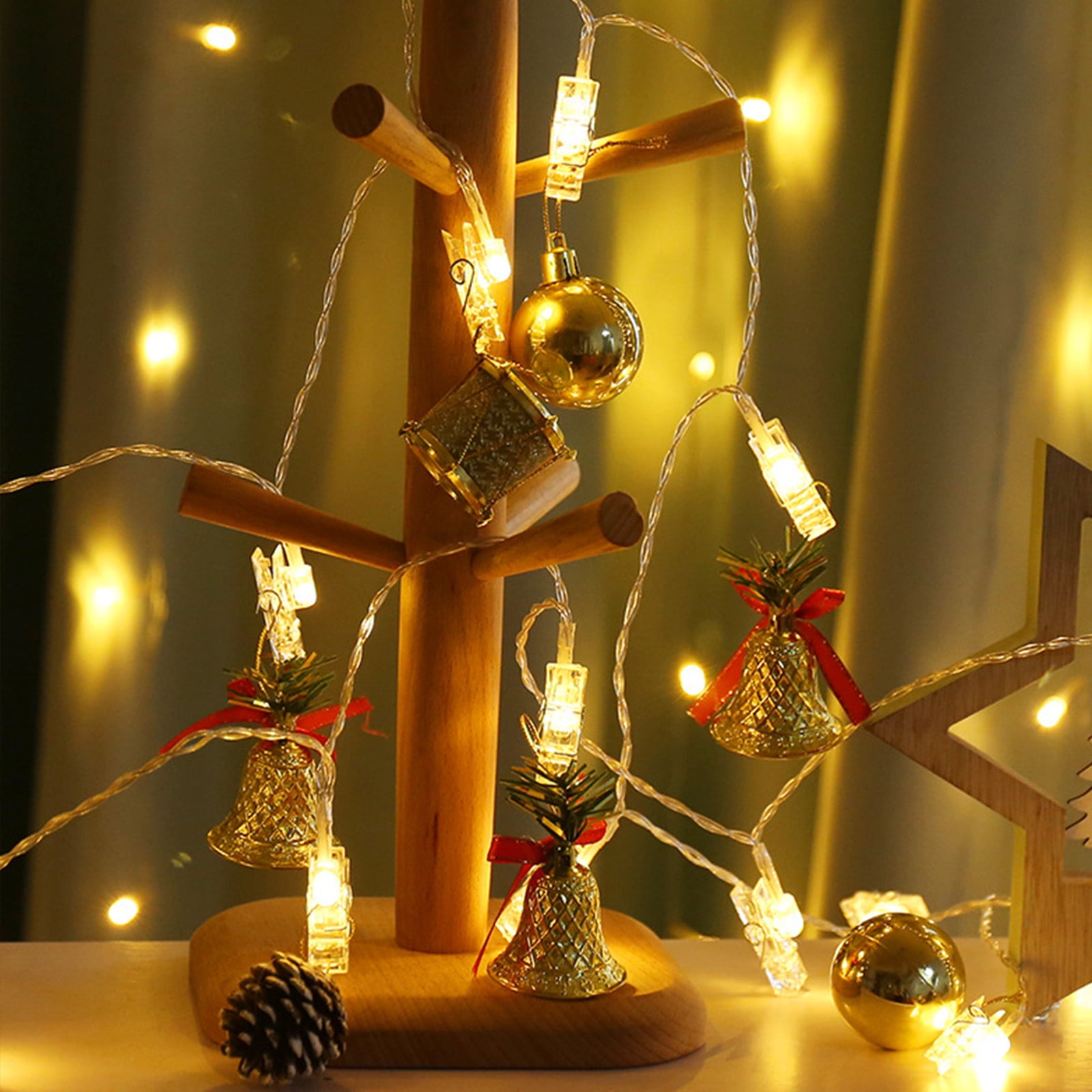 BingTong Money Tree Gift Card Holder LED Birch Twig Tree Lights ...