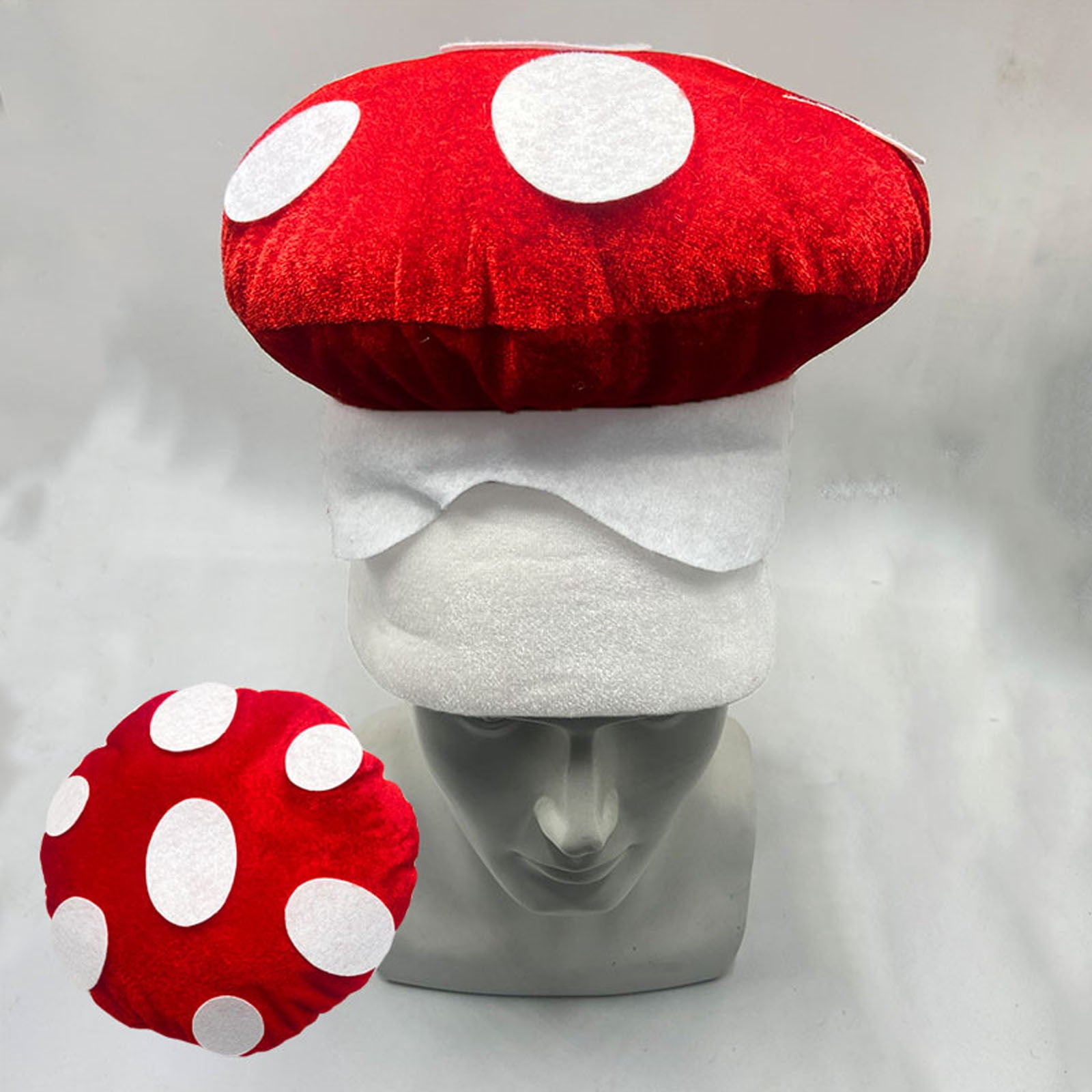 BingTong Mushroom Head Hat - Vegan Gift Hat - Vegetarian Party Hat ...