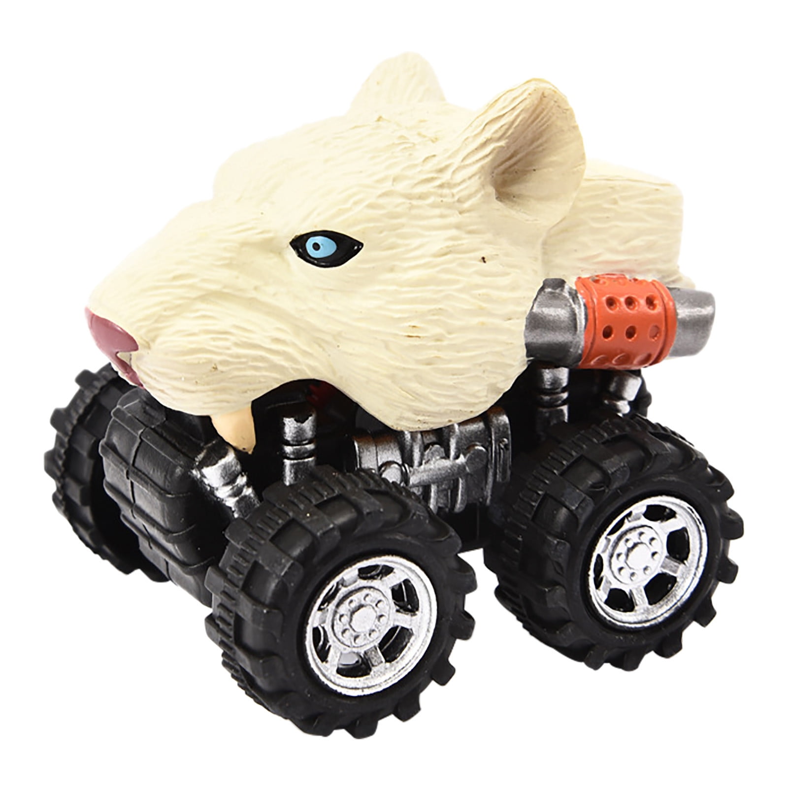 Gpaecead Pull Back Animal Car Toys 7 Pack Animals Toys for 3 Year Old ...