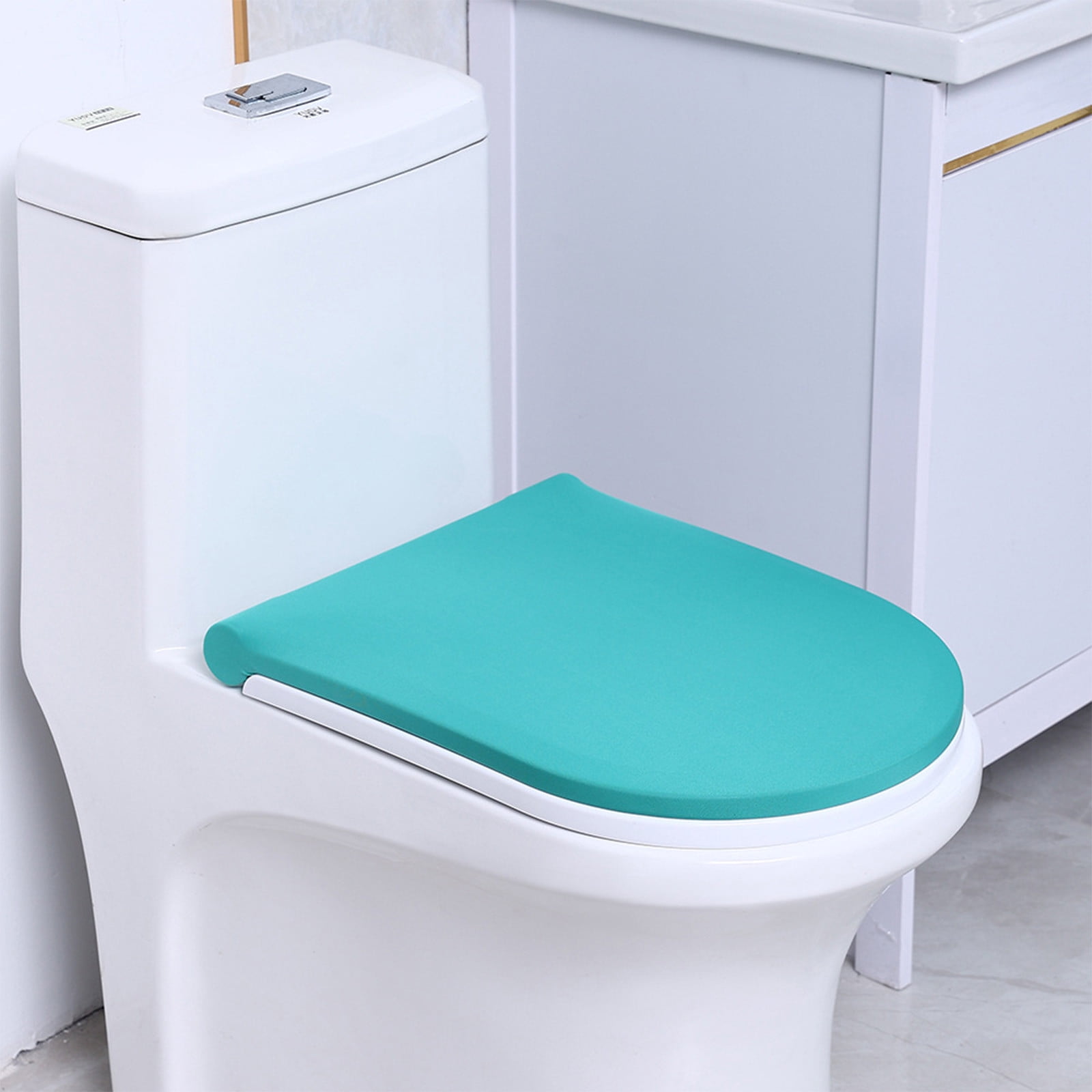 BingTong Toilet Lid Cover, Toilet Lid Cover With Elastic Bottom ...