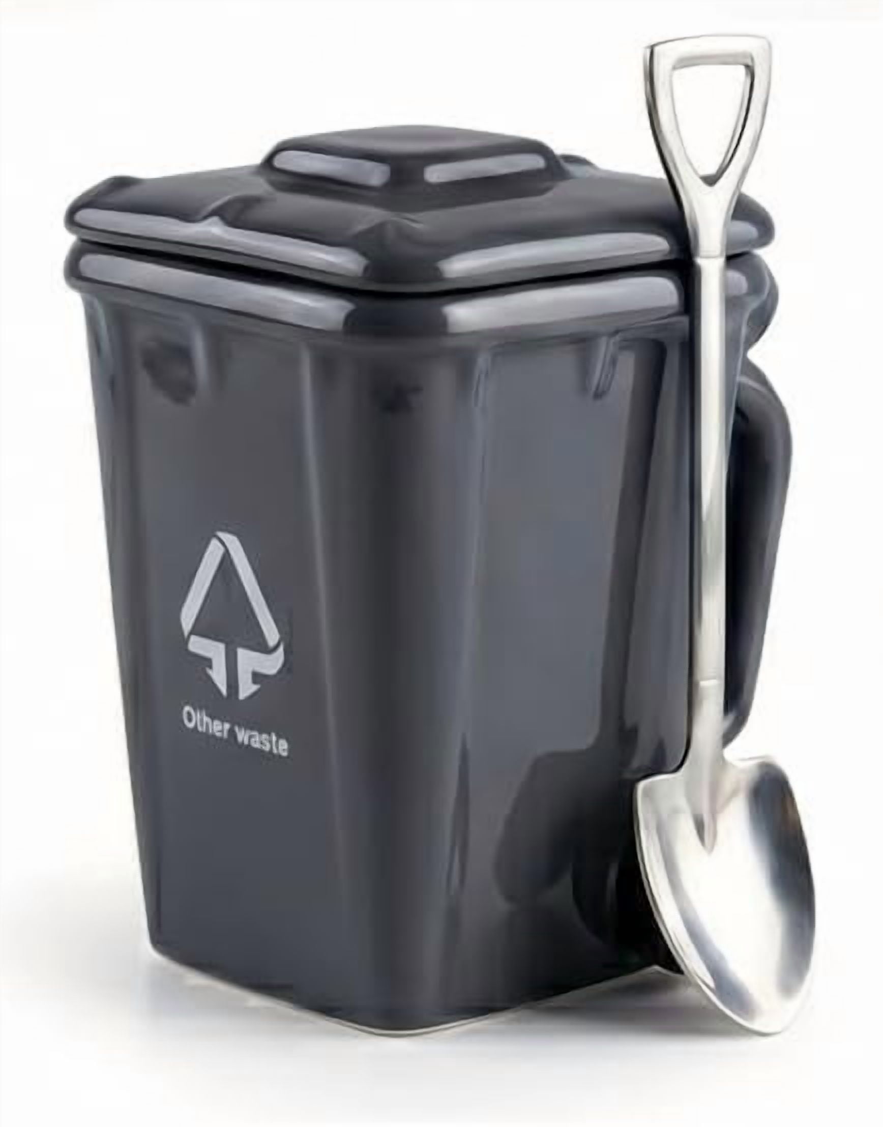 BingTong Trash Can Ceramic Coffee Mug With Spoon,Waste Classification ...