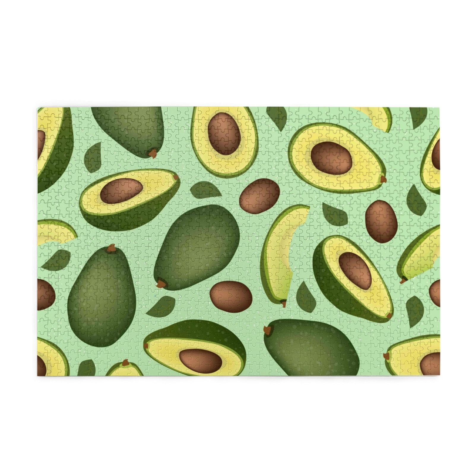 Bingfone 1000 Pieces Jigsaw Puzzles Avocado With Seedsfor Adults and ...